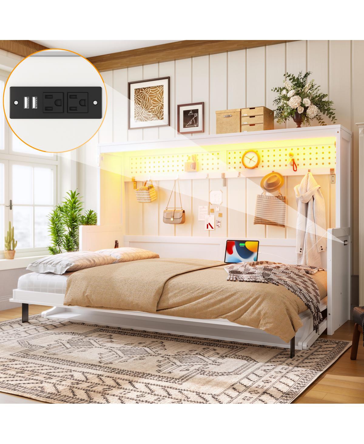Click here for Streamdale Furniture Full Size Murphy Bed with a d... prices