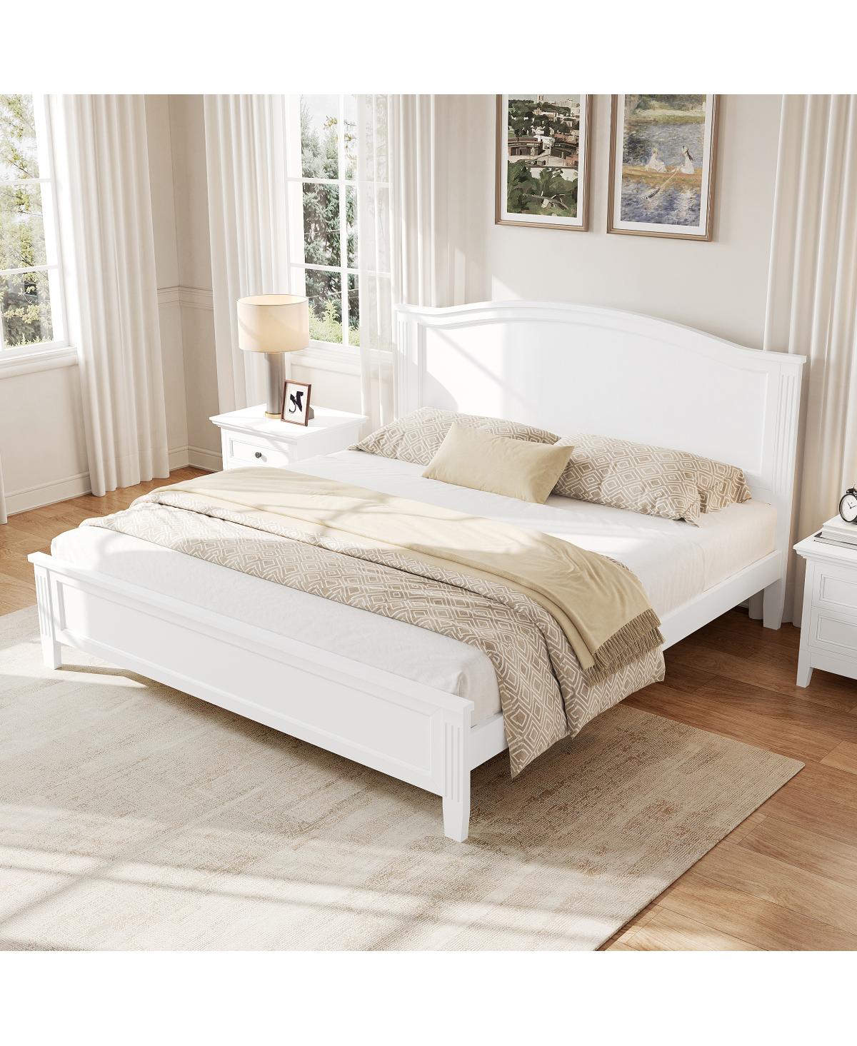Click here for Streamdale Furniture Queen Size Platform Bed with... prices