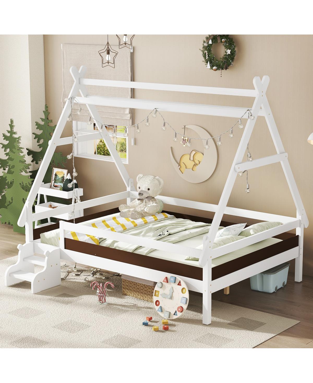 Click here for Streamdale Furniture Full House Platform Bed with... prices