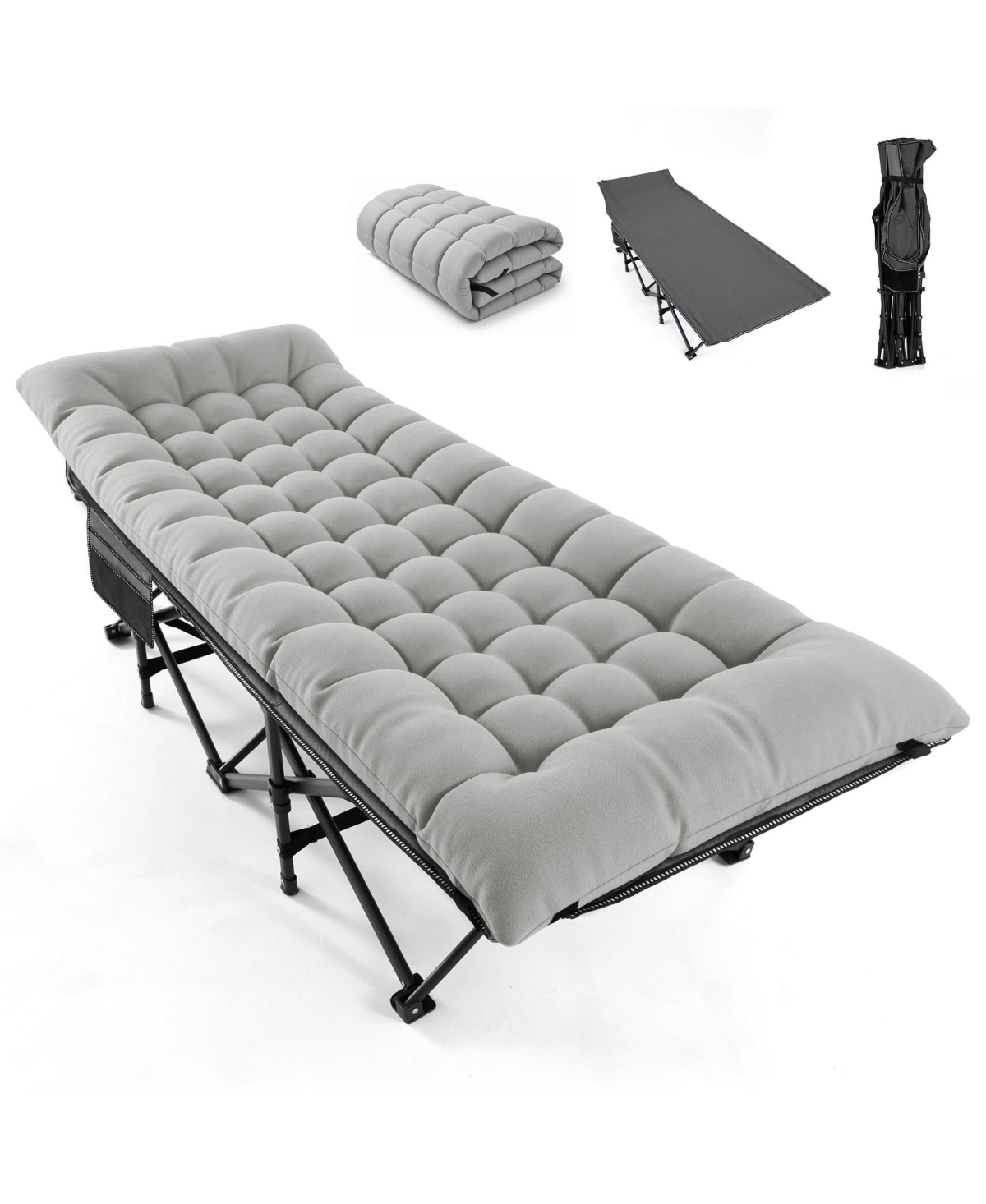 Click here for Aofar Camping Folding Bed Thick Mattress Portable... prices