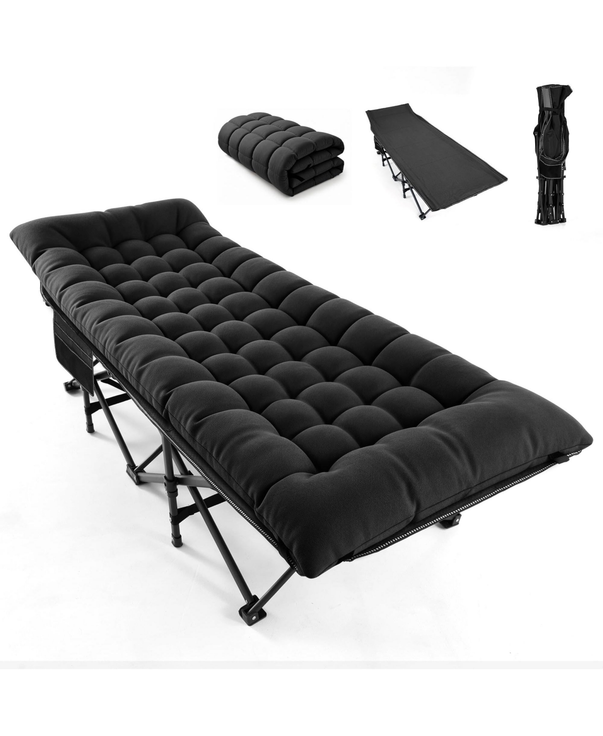 Click here for Aofar Camping Folding Bed Thick Mattress Portable... prices