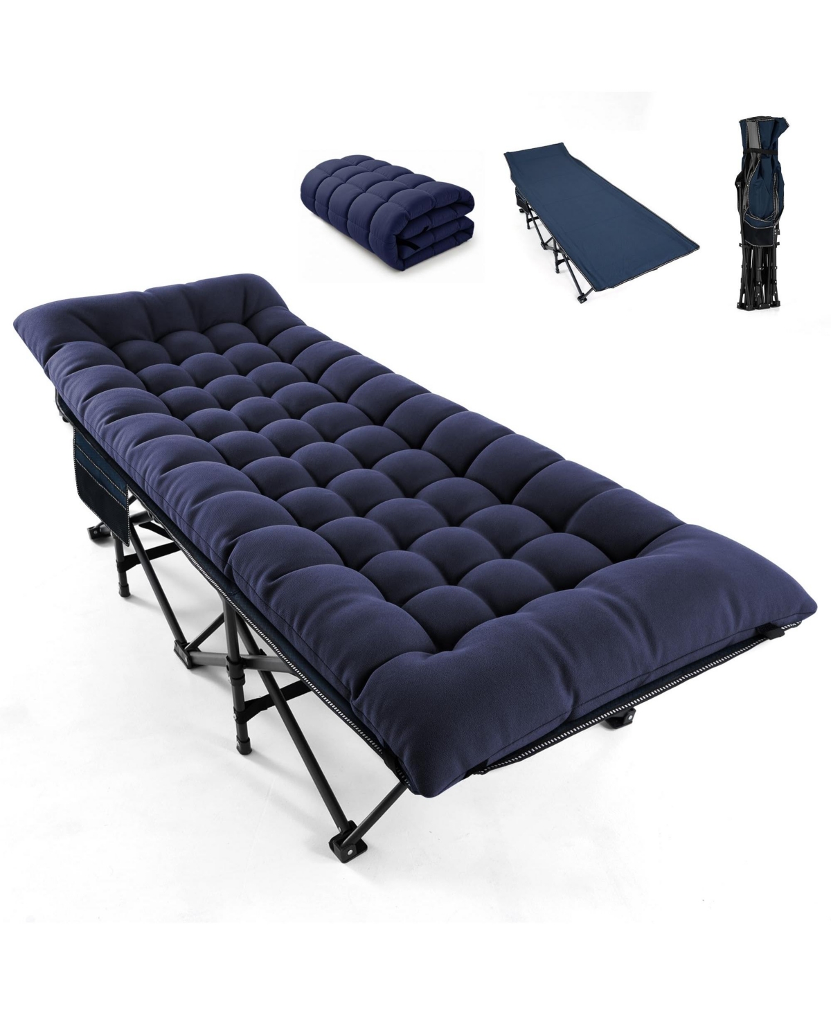 Click here for Aofar Camping Folding Bed Thick Mattress Portable... prices