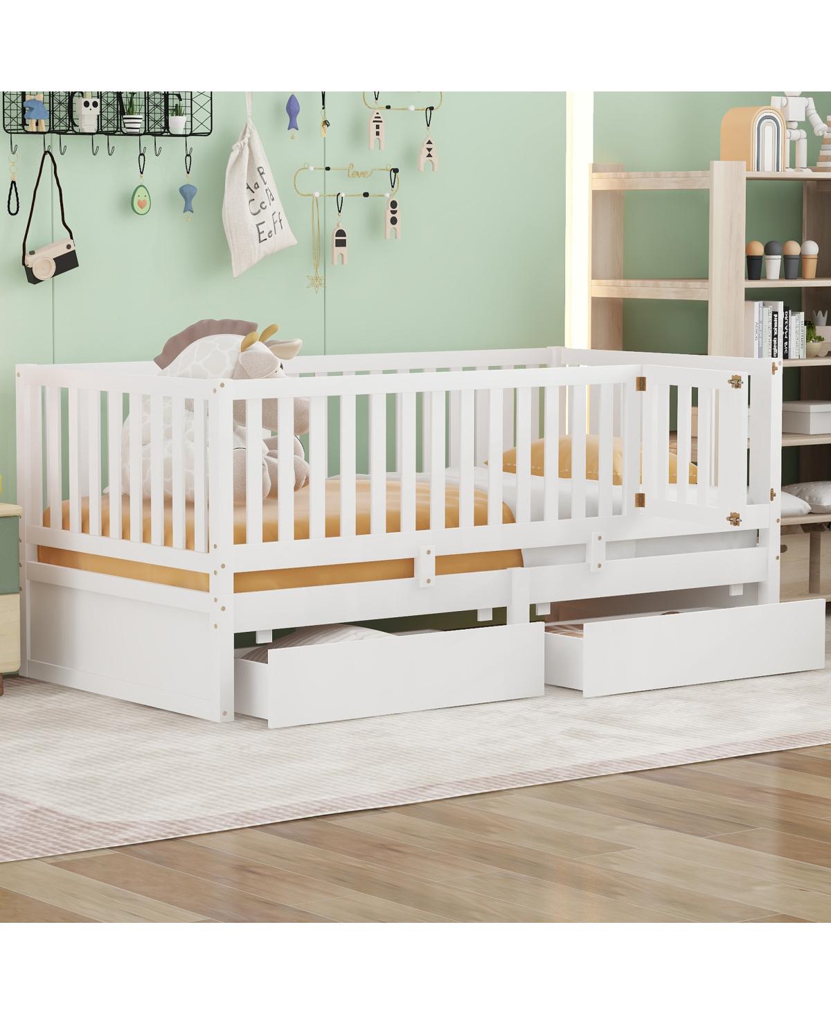 Click here for Streamdale Furniture Twin Wood Daybed With Drawers... prices