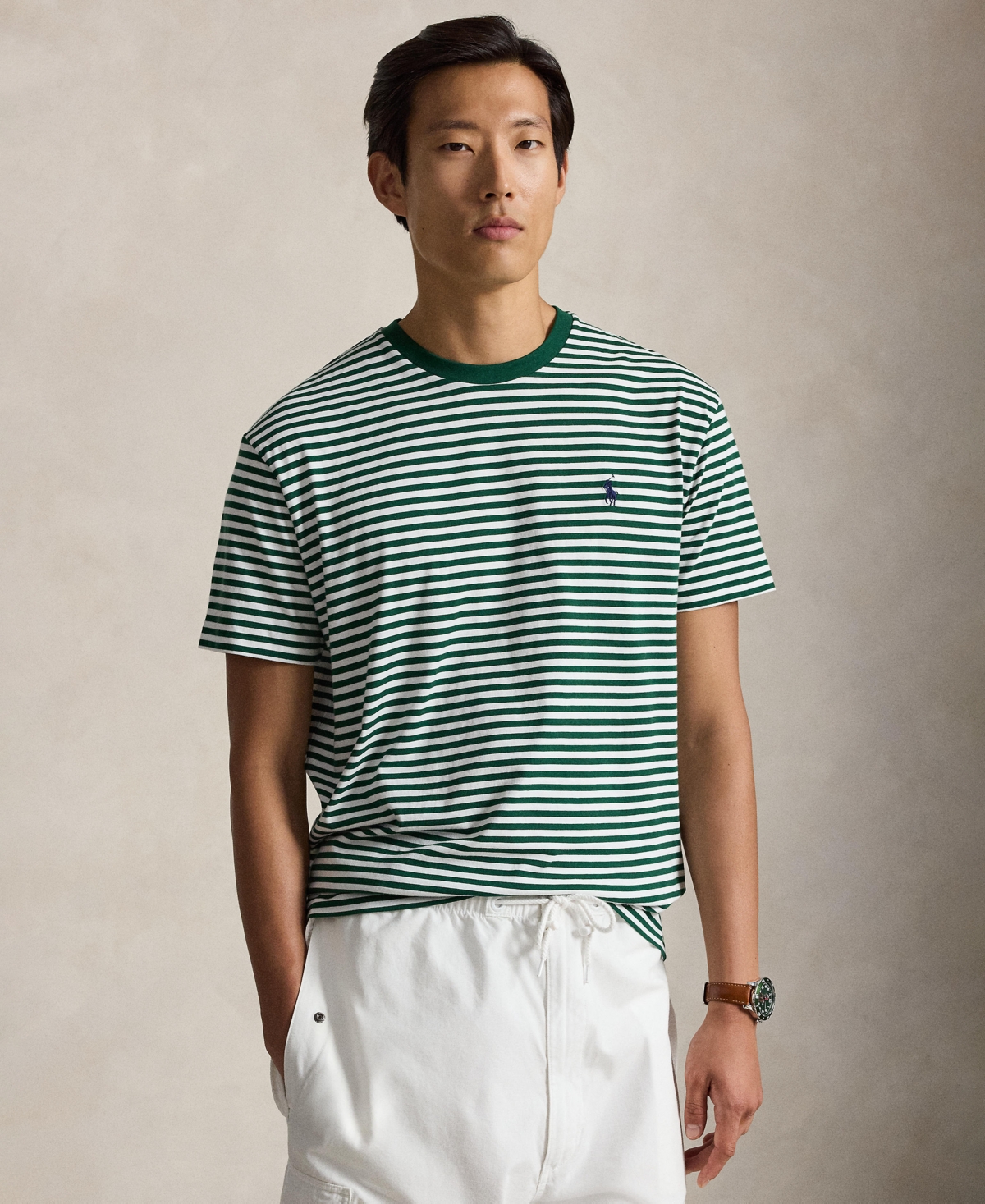 Click here for Polo Ralph Lauren Mens Classic-Fit Striped Cotton... prices