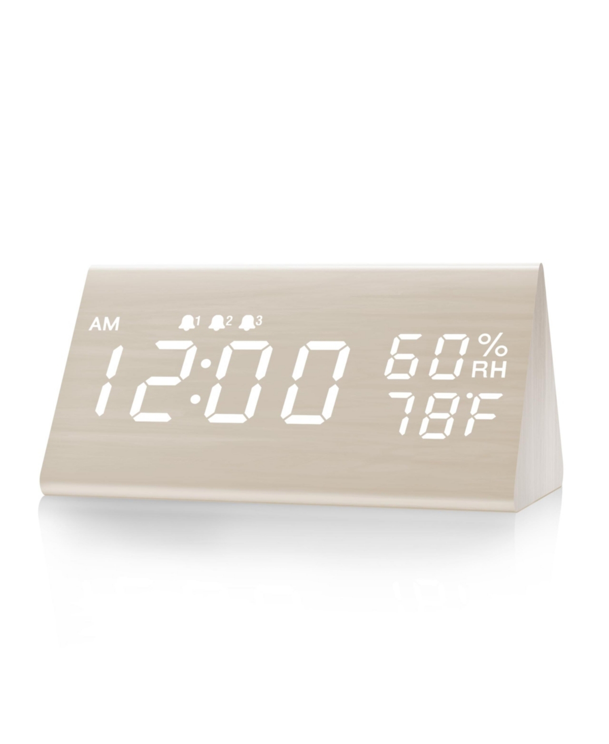 Click here for Jall Wooden Digital Alarm Clock 3 Alarms with Week... prices