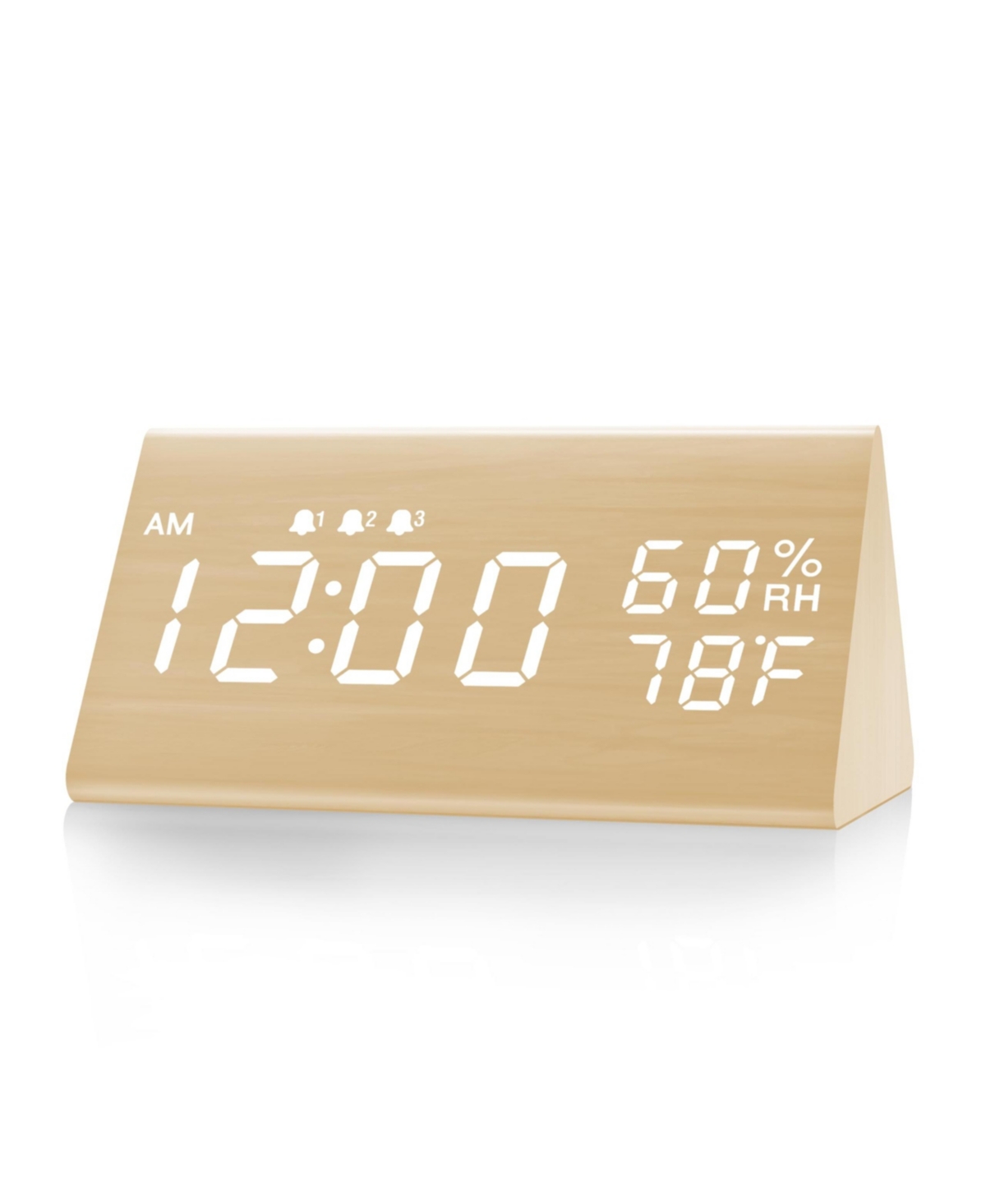 Click here for Jall Wooden Digital Alarm Clock 3 Alarms with Week... prices