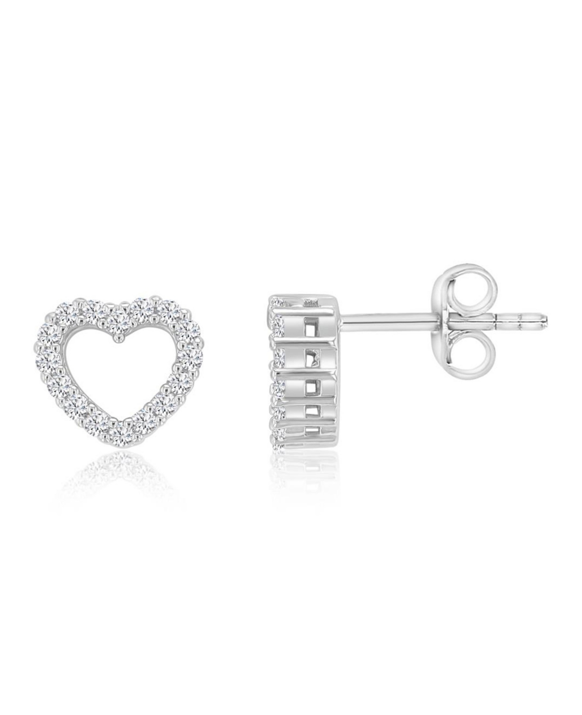 Click here for Macys 14k Gold-Plated Minimalist Heart Earrings -... prices