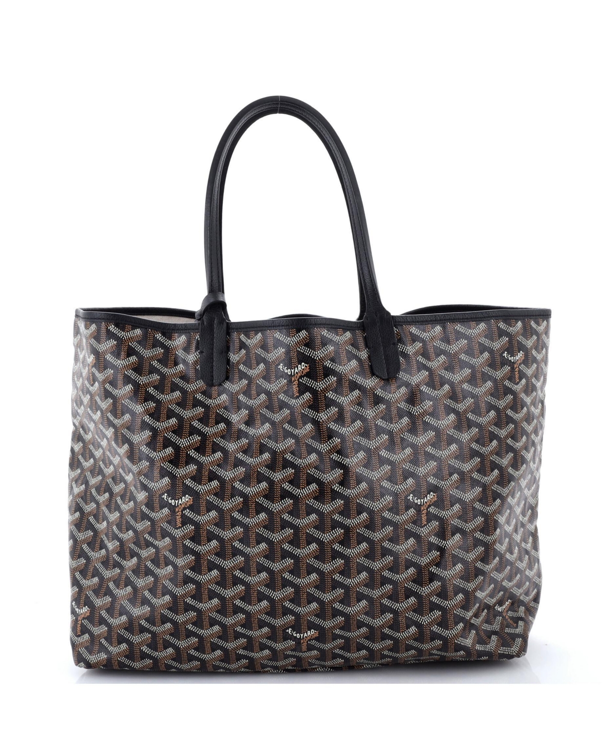 Click here for Pre-Owned Goyard Pm Saint Louis Tote Coated Canvas... prices