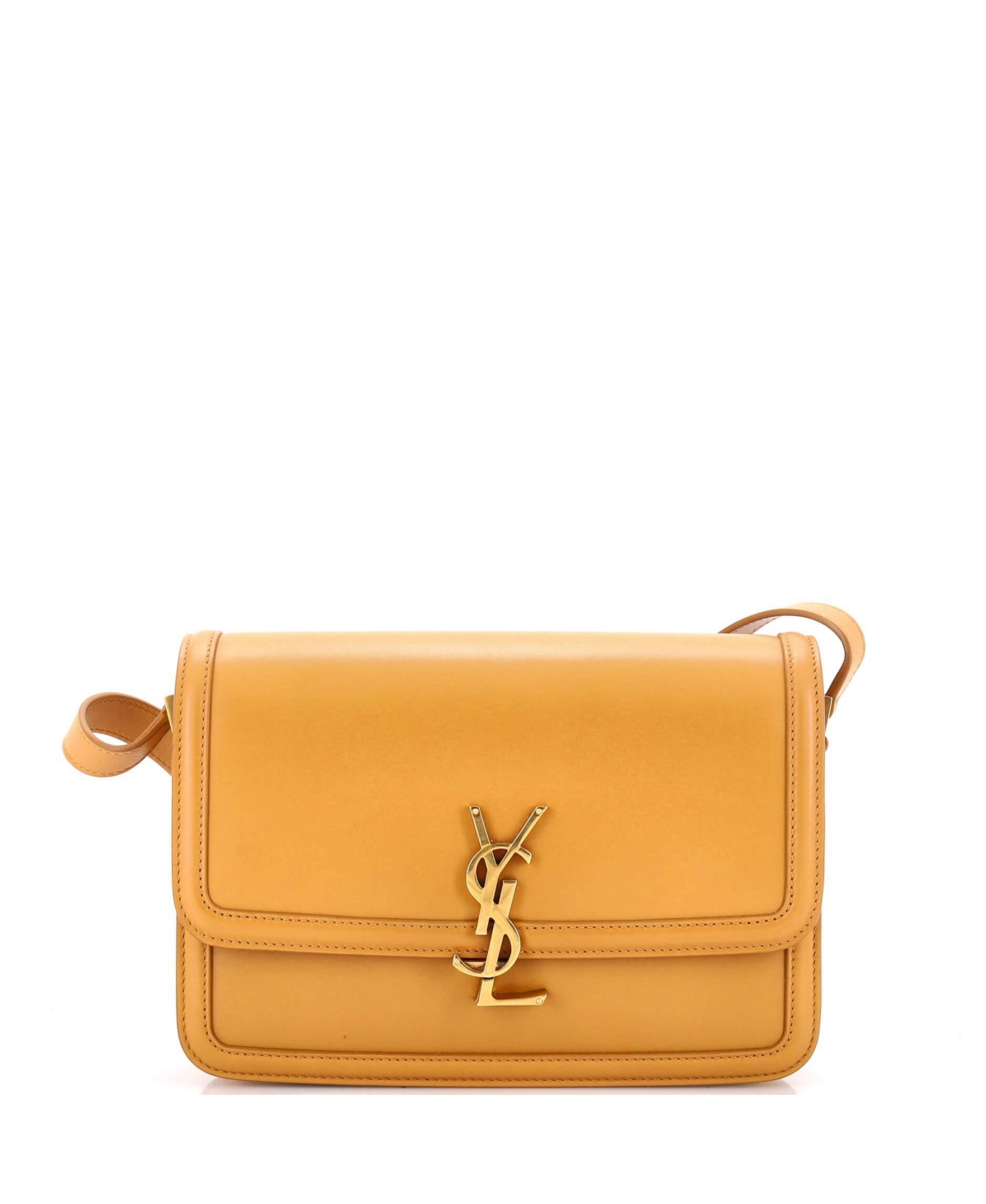 Click here for Pre-Owned Saint Laurent Medium Solferino Bag Leath... prices