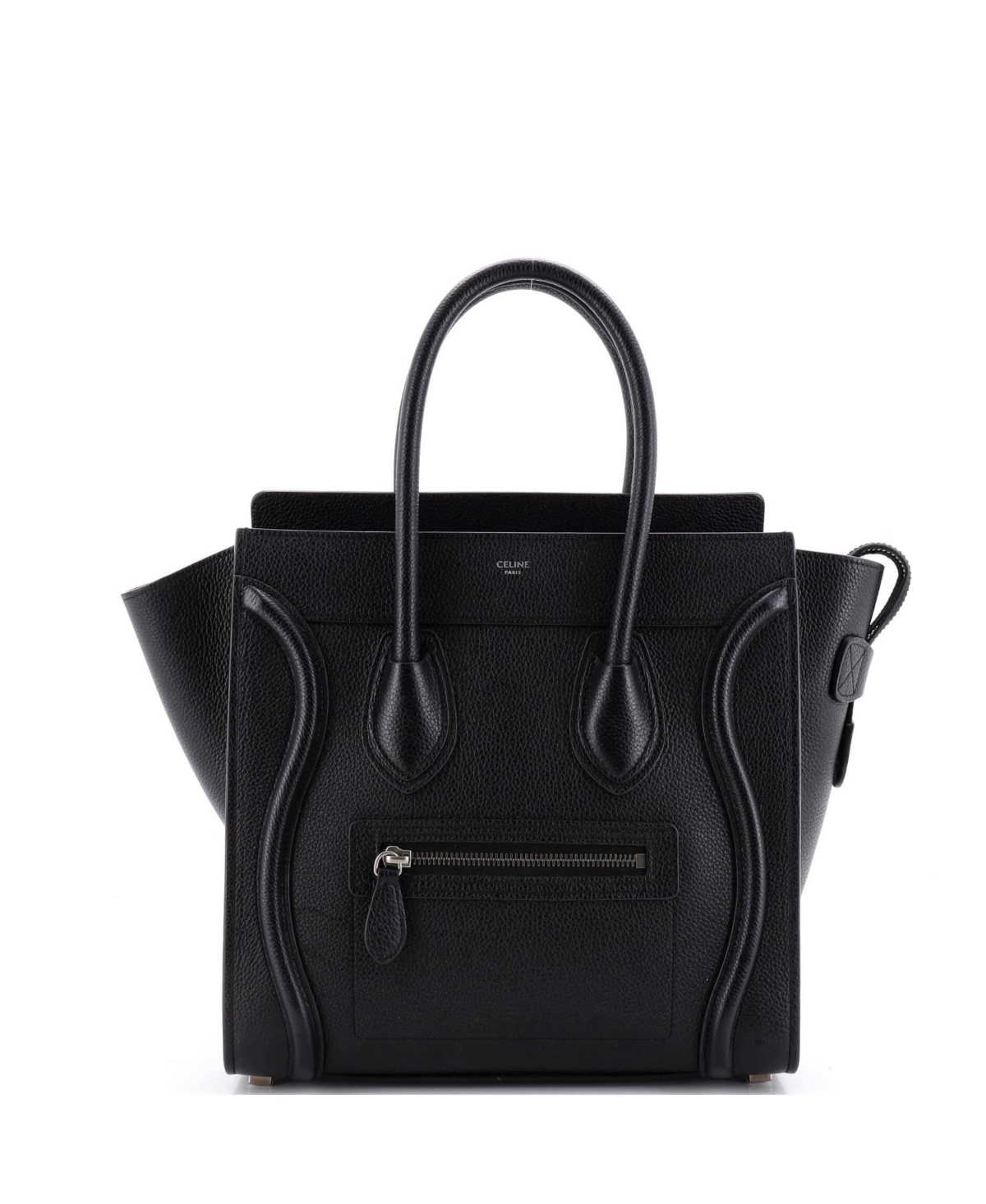 Click here for Pre-Owned Celine Micro Luggage Bag Grainy Leather... prices