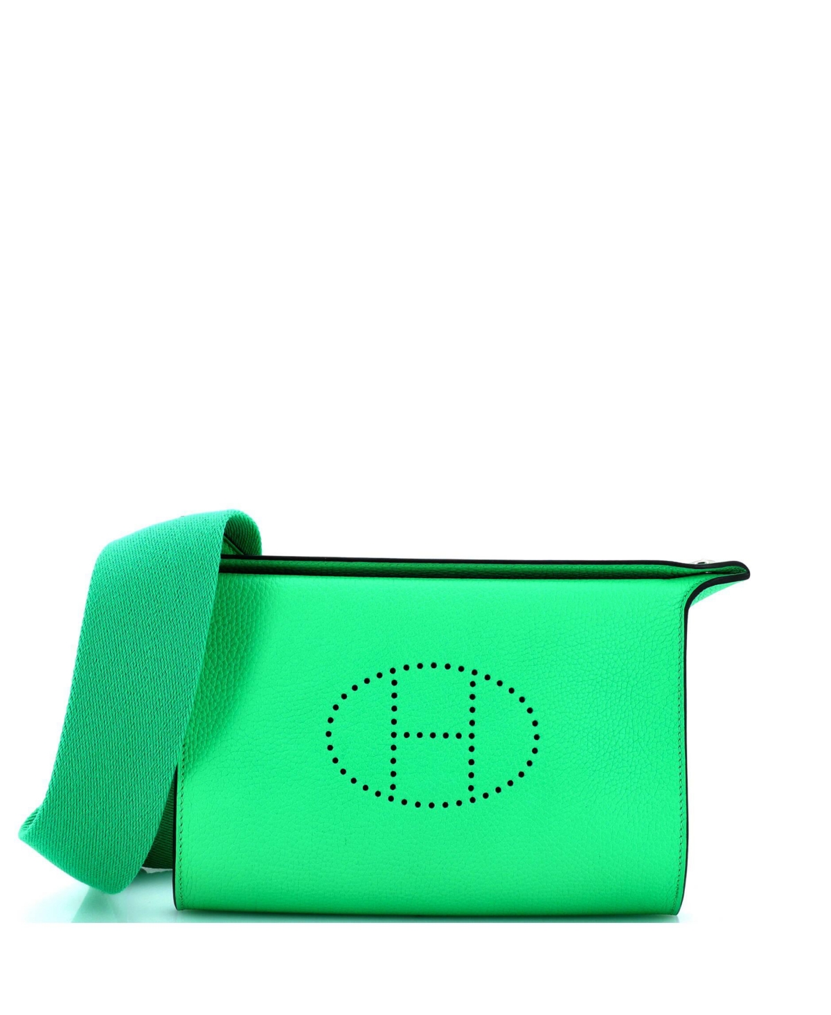 Click here for Pre-Owned Hermes Videpoches Bag Togo - Green prices