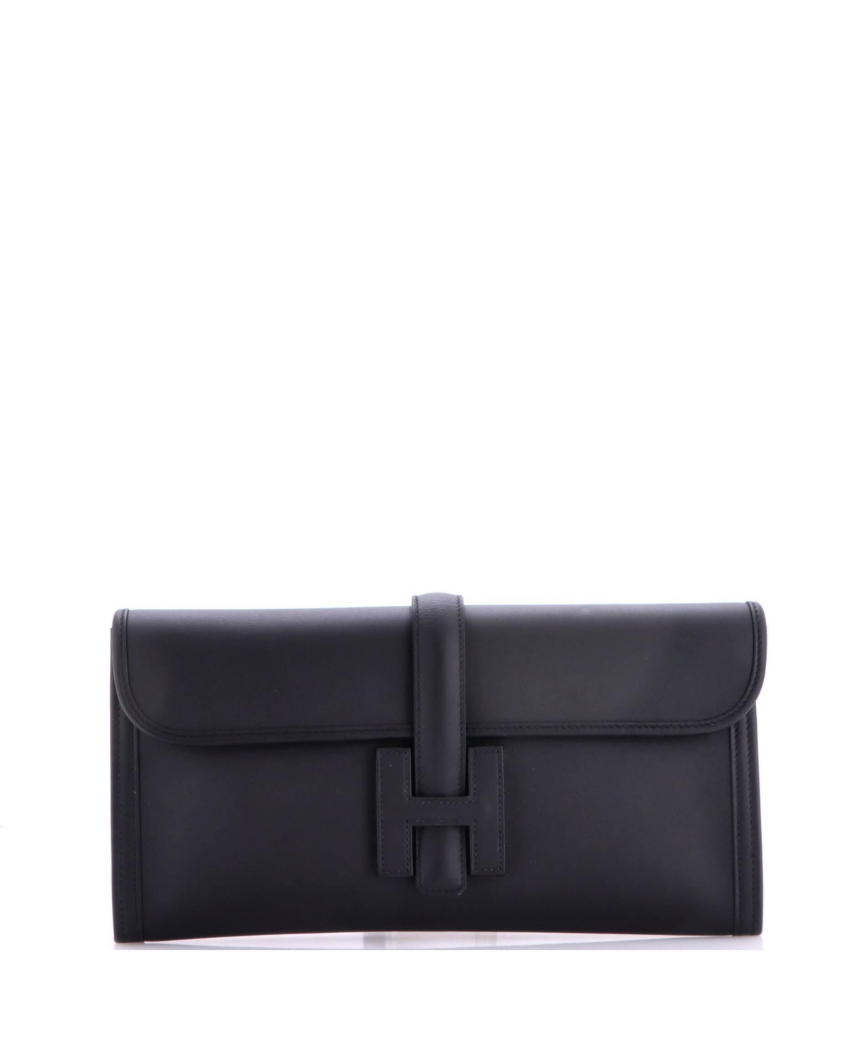 Click here for Pre-Owned Hermes 29 Jige Elan Clutch Swift - Black prices