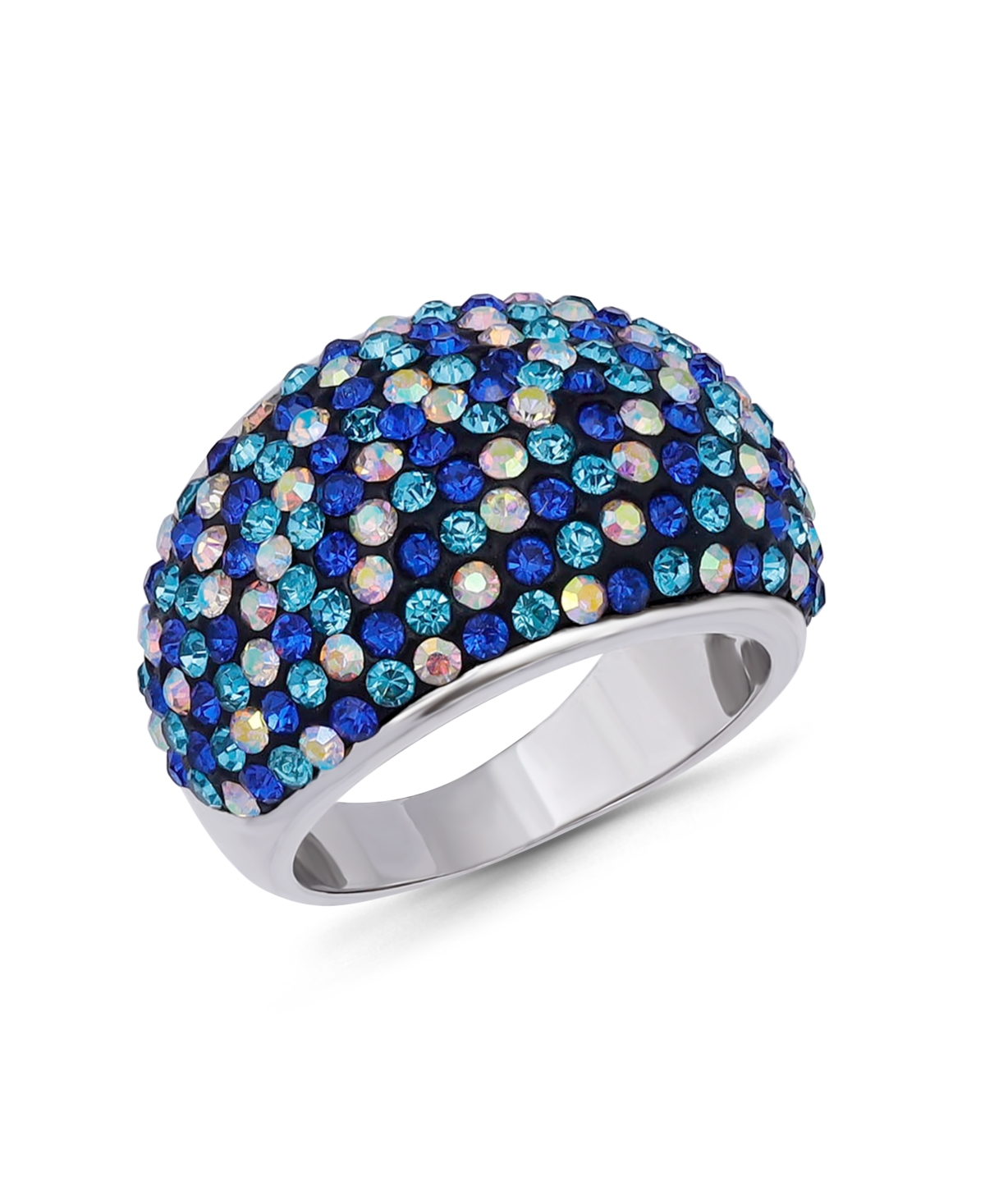 Click here for Macys Pave Crystal Fine Silver-Plated Over Brass M... prices