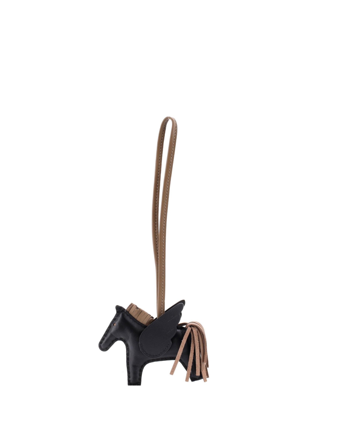Click here for Pre-Owned Hermes Pm Pegase Rodeo Bag Charm Leather... prices