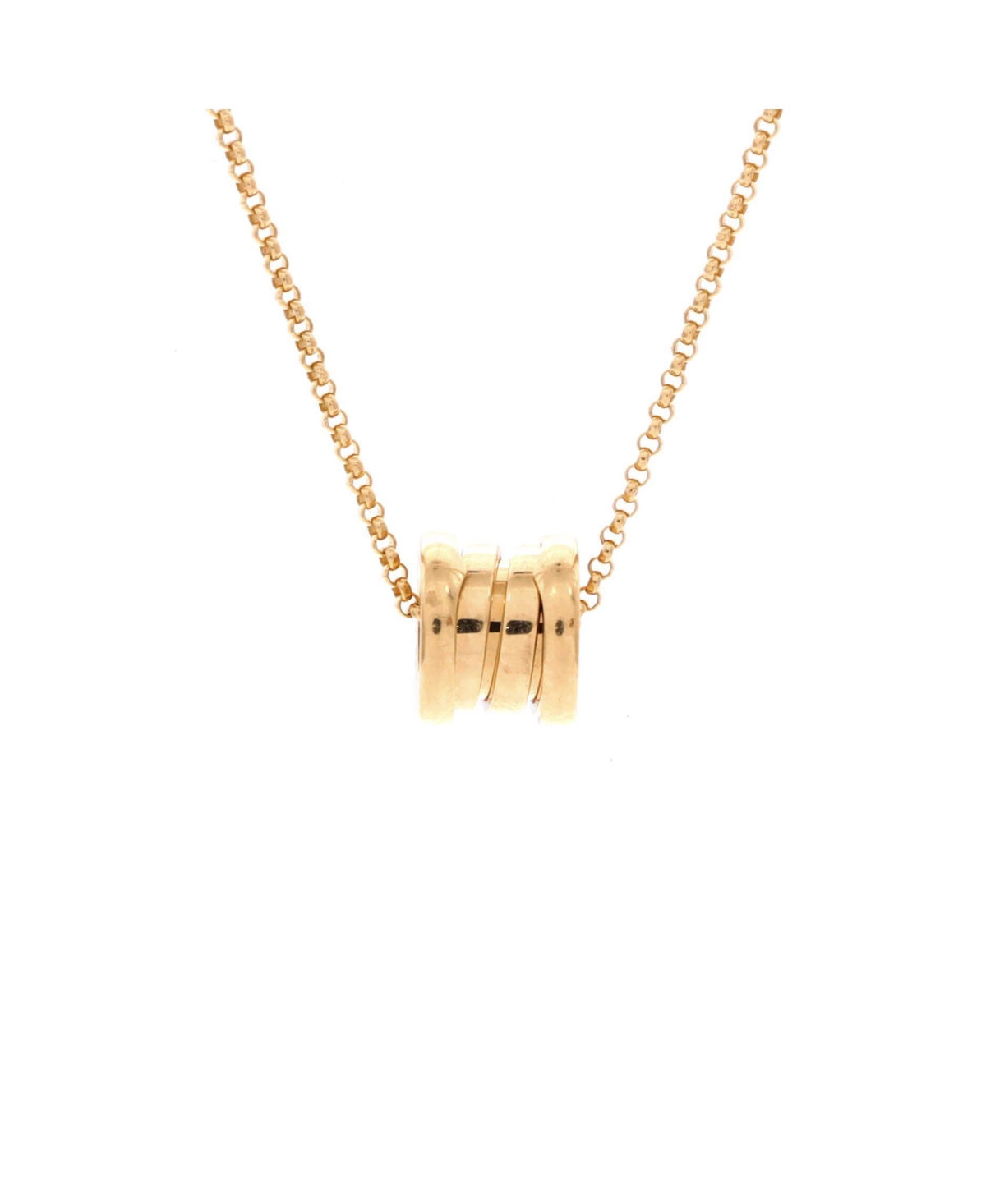 Click here for Pre-Owned Bvlgari B.Zero1 Pendant Necklace - 18k y... prices