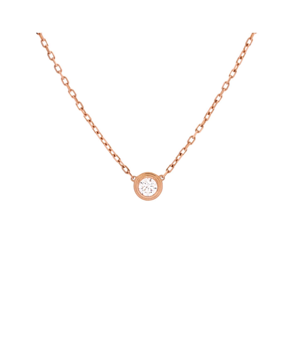 Click here for Pre-Owned Cartier DAmour Pendant Necklace - 18k ro... prices