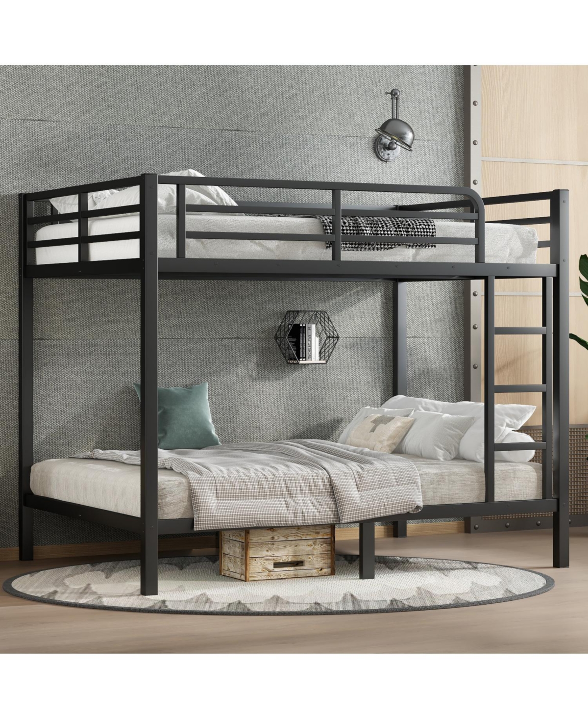 Click here for Streamdale Furniture Metal Full Over Full Bunk Bed... prices