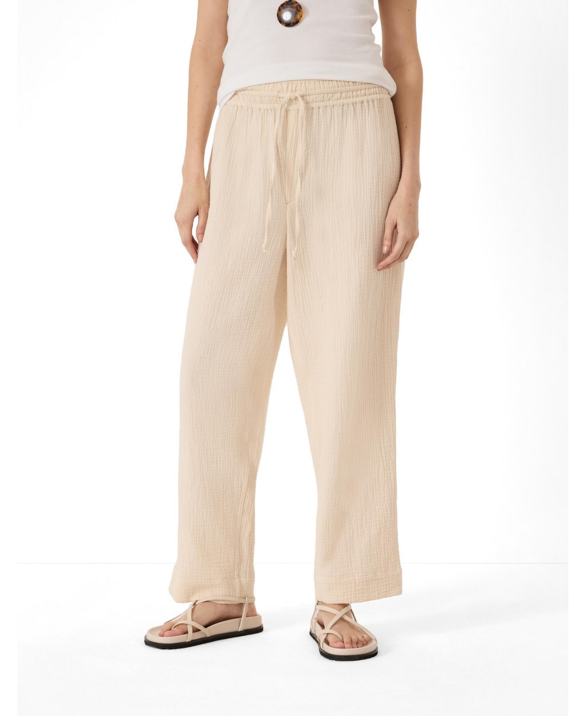 Click here for Hush Womens Cotton Cheesecloth Relaxed Easy Trouse... prices