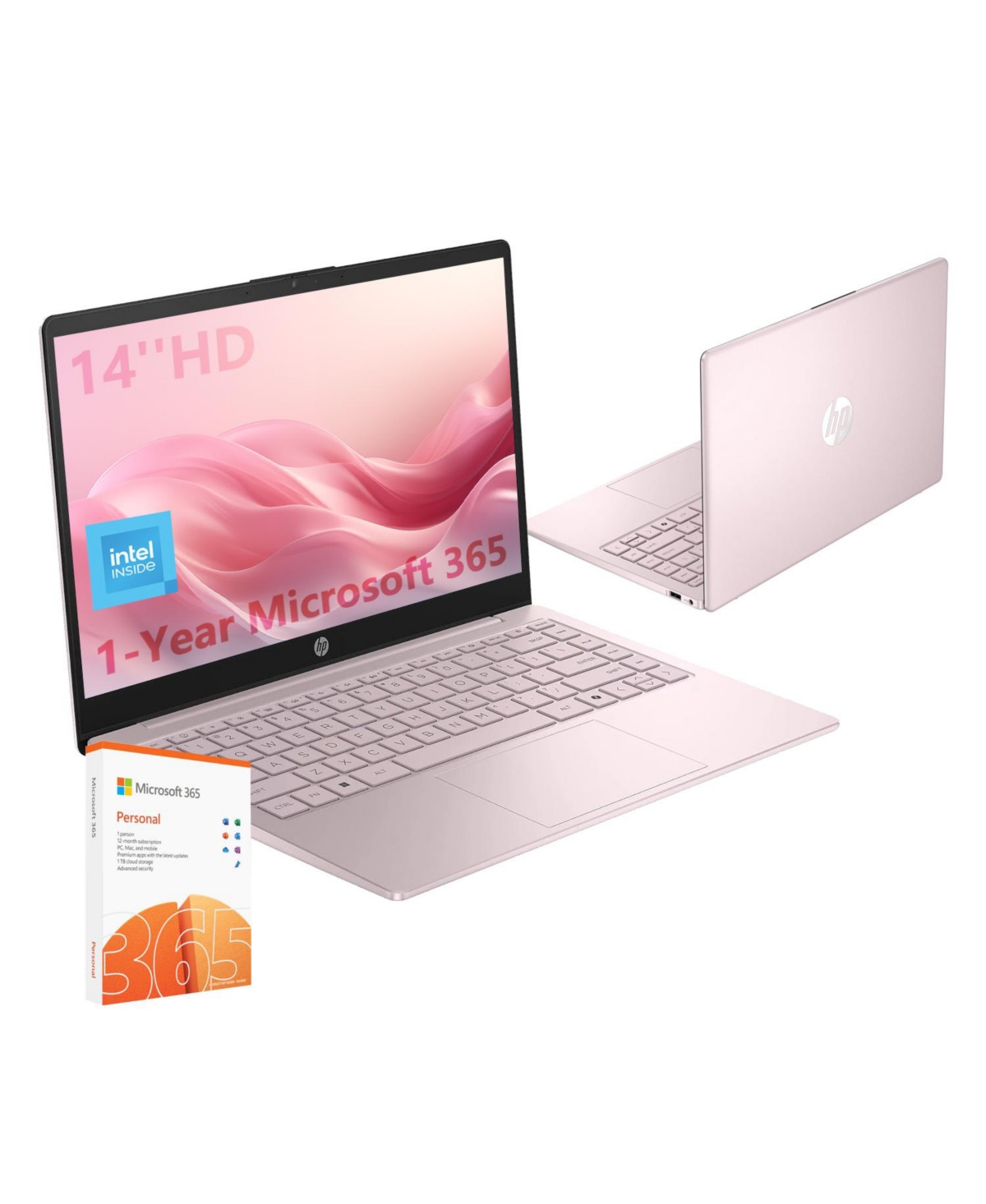 Click here for Hp Essential 14-ep2011wm 14 Laptop - Pink prices