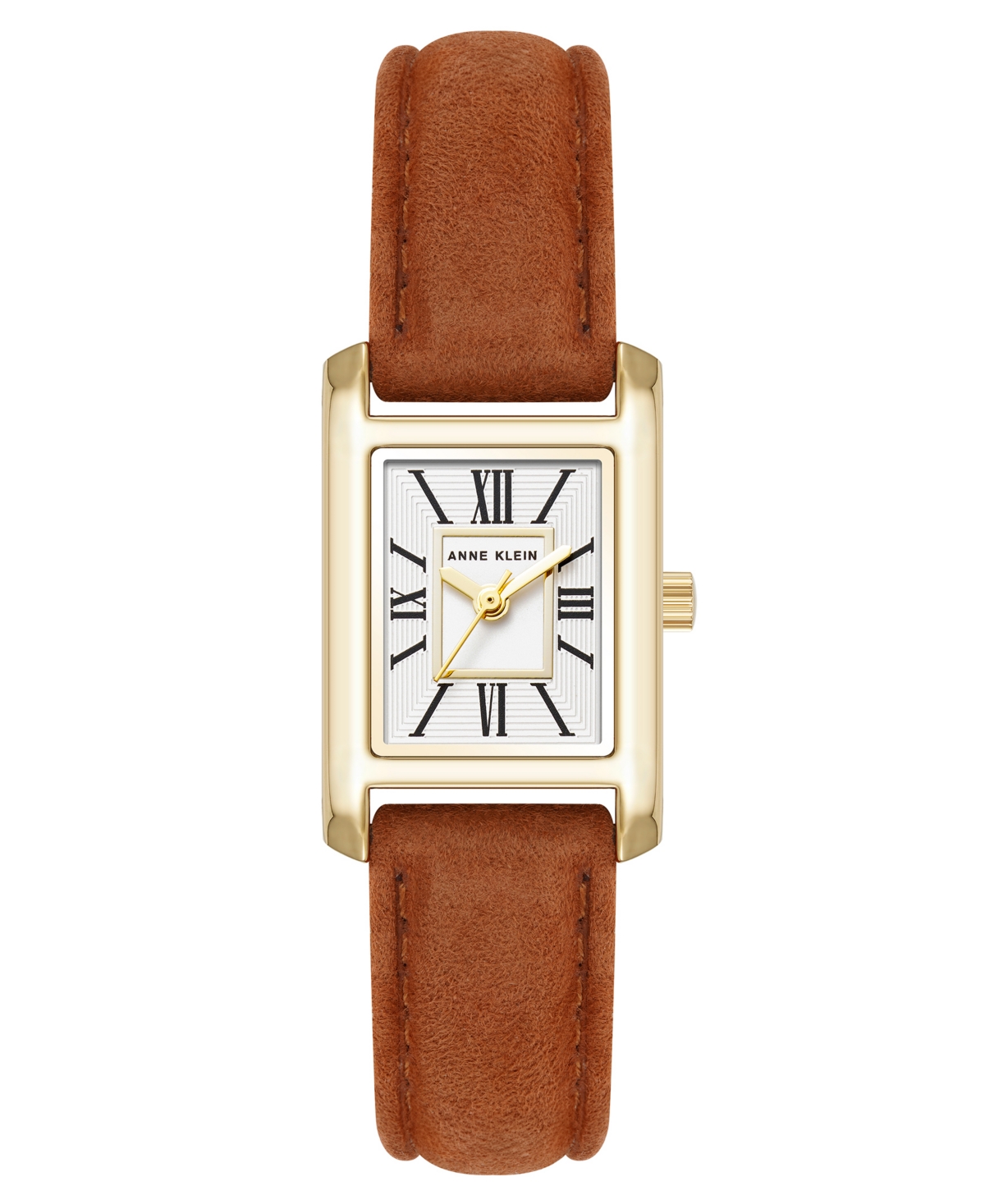 Click here for Anne Klein Womens Quartz Rectangle Brown Leather B... prices