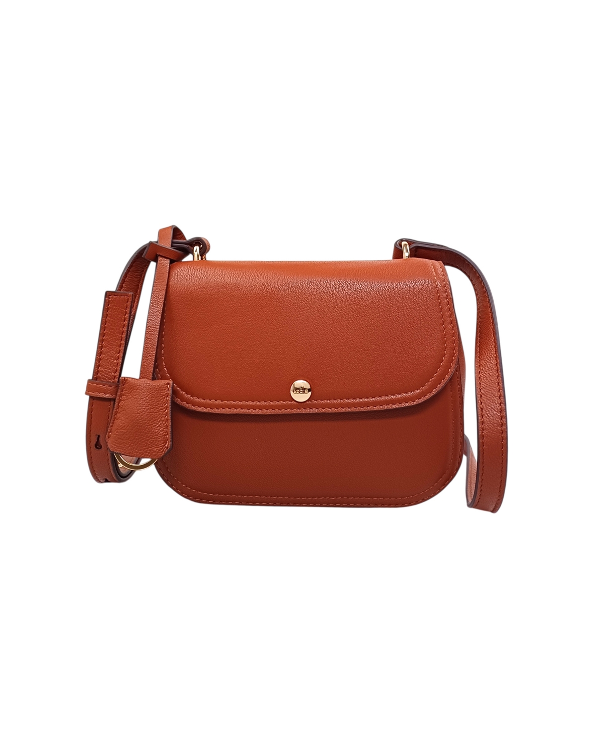 Click here for Lodis Oraya Mini Flap Crossbody Handbag - Rust prices