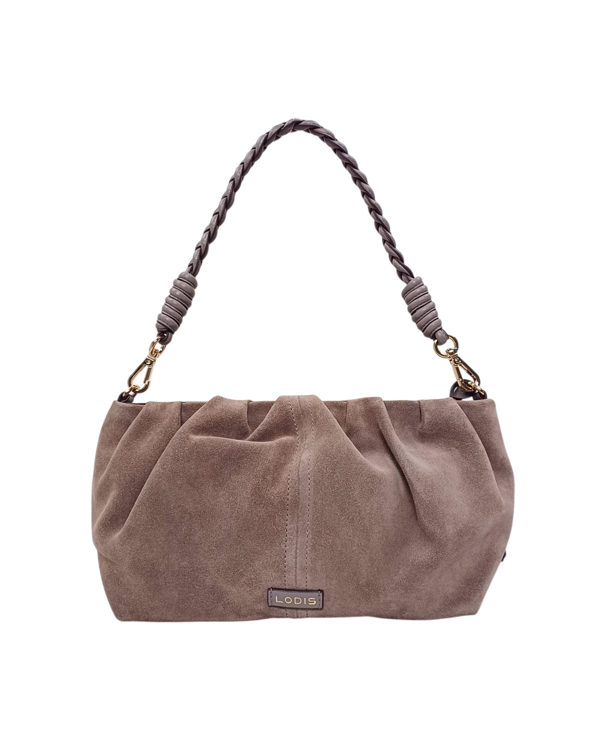 Click here for Lodis Arion Medium Clutch Shoulder Handbag - Fog prices