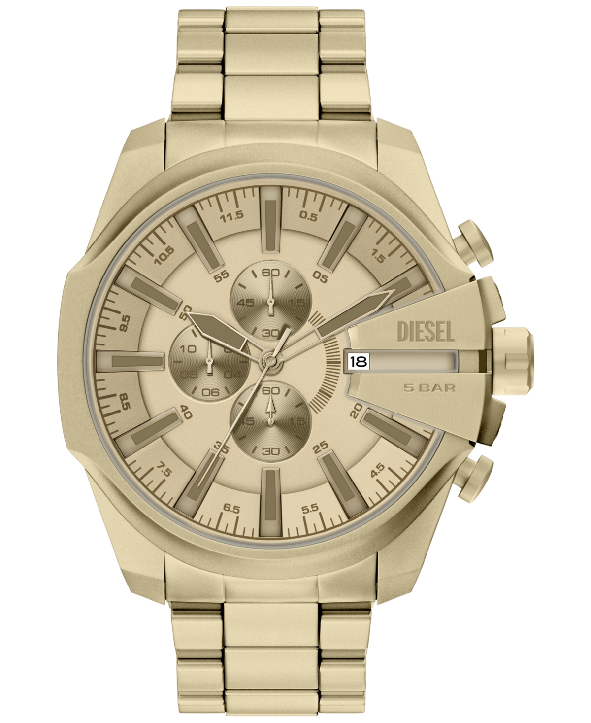 Click here for Diesel Mens Mega Chief Slim Quartz Chronograph Gol... prices