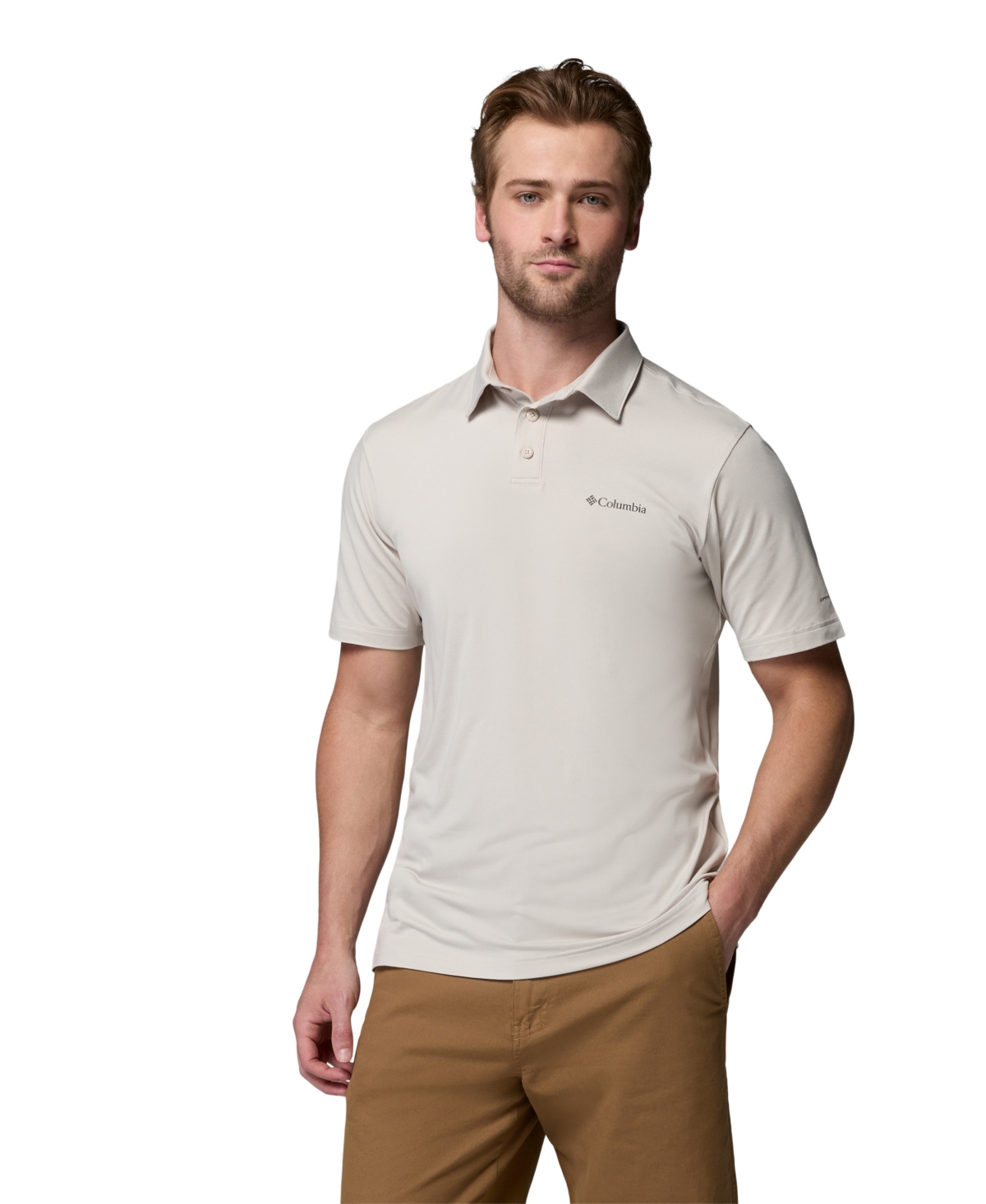 Click here for Columbia Mens Regular-Fit Polo Shirt - Dark Stone... prices