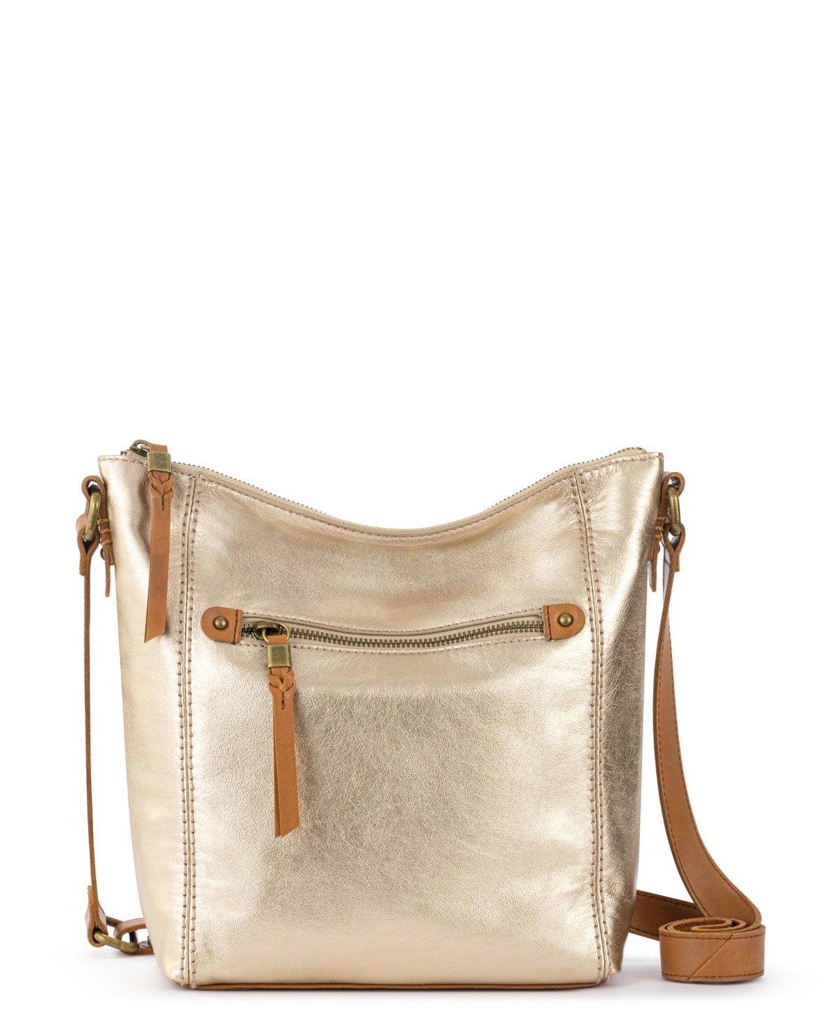 Click here for The Sak Ashland Leather Small Crossbody Handbag -... prices