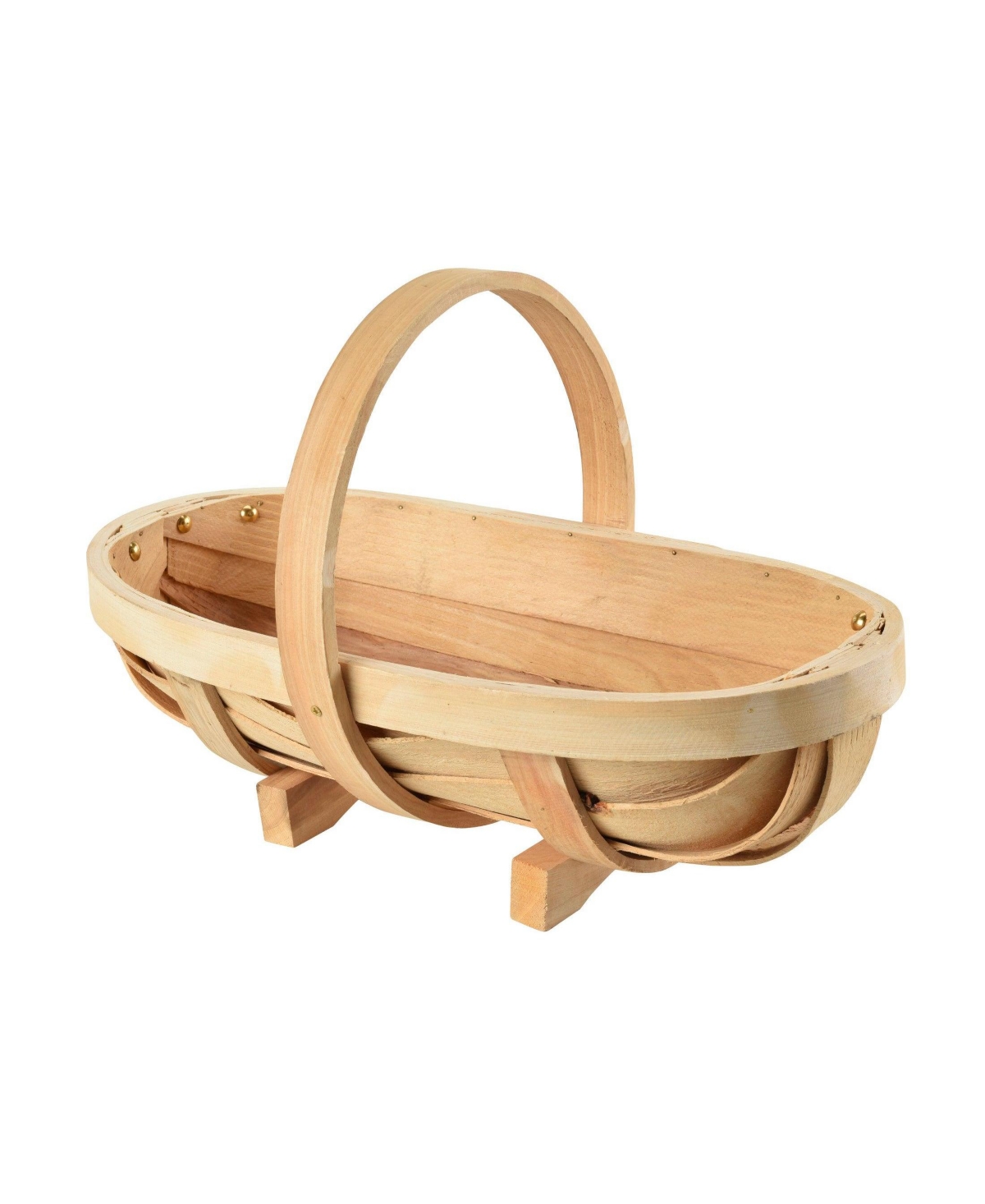 Click here for Burgon & Ball Natural Wooden Trug - Natural prices