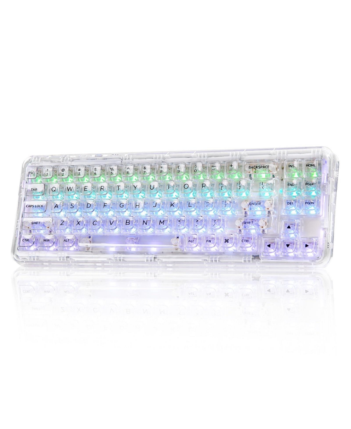 Click here for Lisen X71 71-Key Mechanical Pbt Keycap Set - White prices