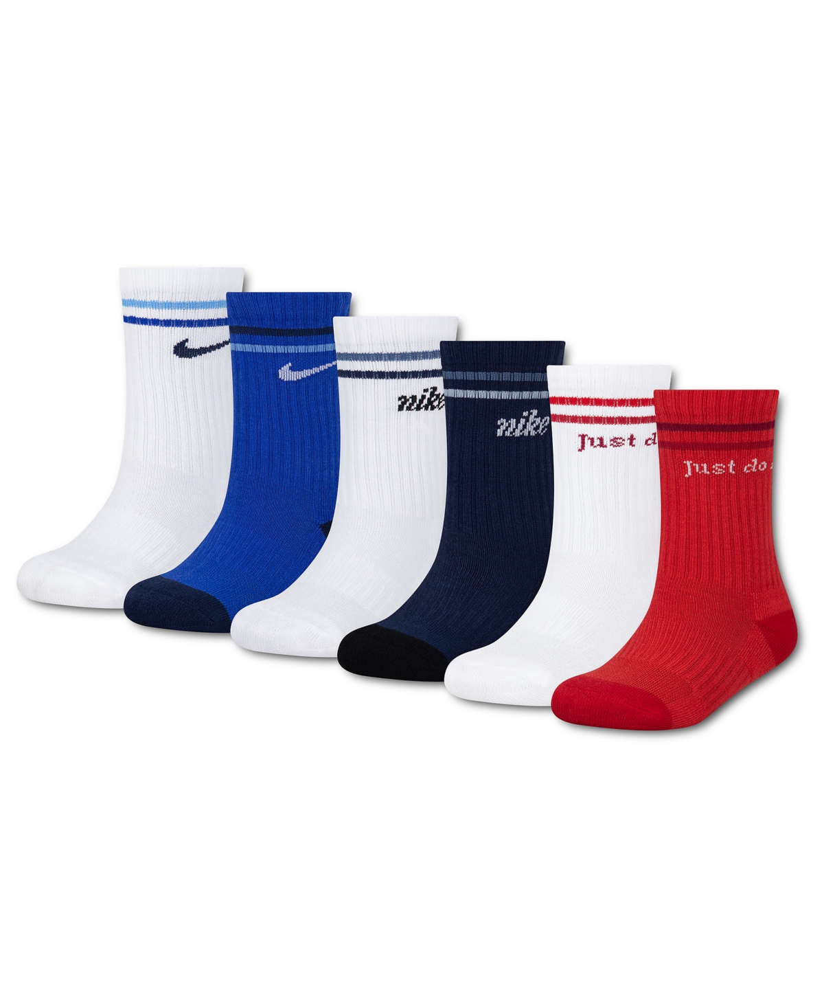 Click here for Nike Boys and Girls 7-11 Dri-fit Stripe Crew Socks... prices
