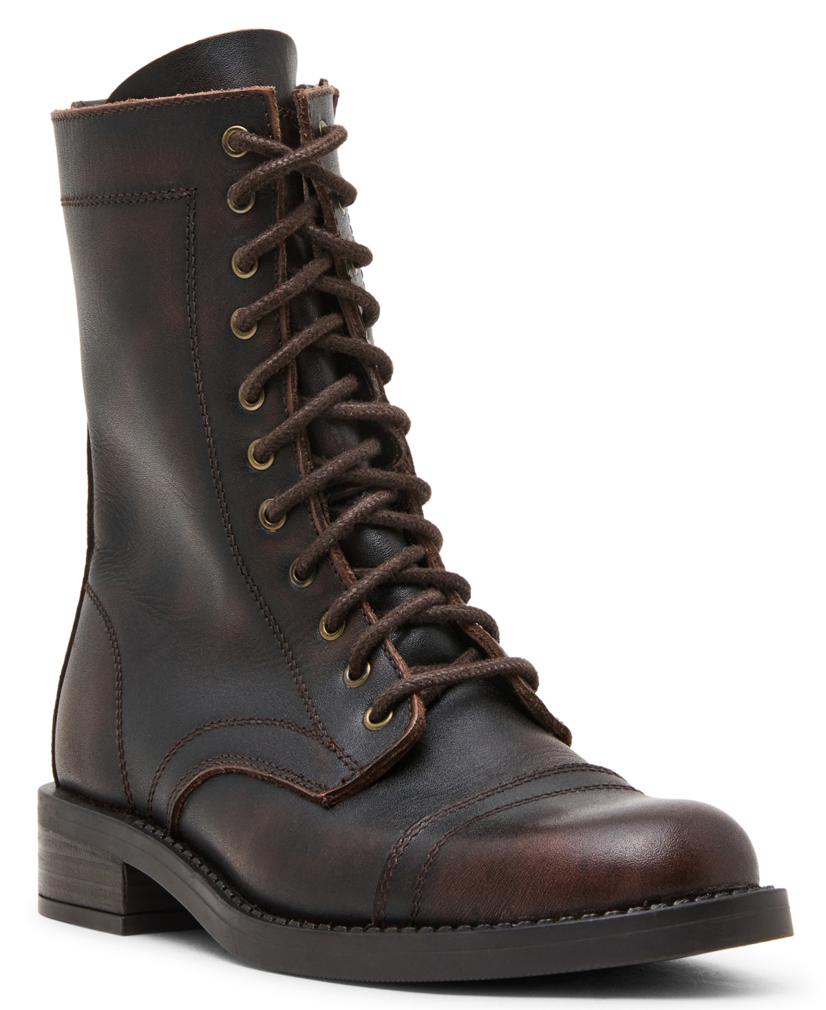 Click here for Steve Madden Womens Yukon Lace-Up Combat Booties -... prices
