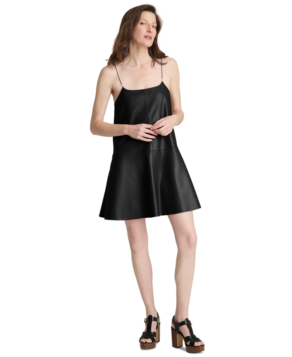 Click here for Kenneth Cole Womens Spaghetti Strap Mini Dress - B... prices