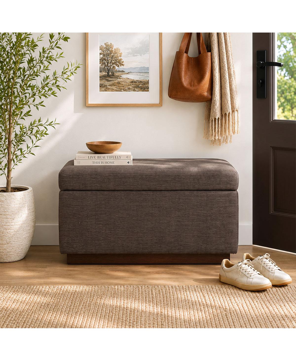 Click here for Maison Boucle Entryway Storage Bench With Lift-Top... prices