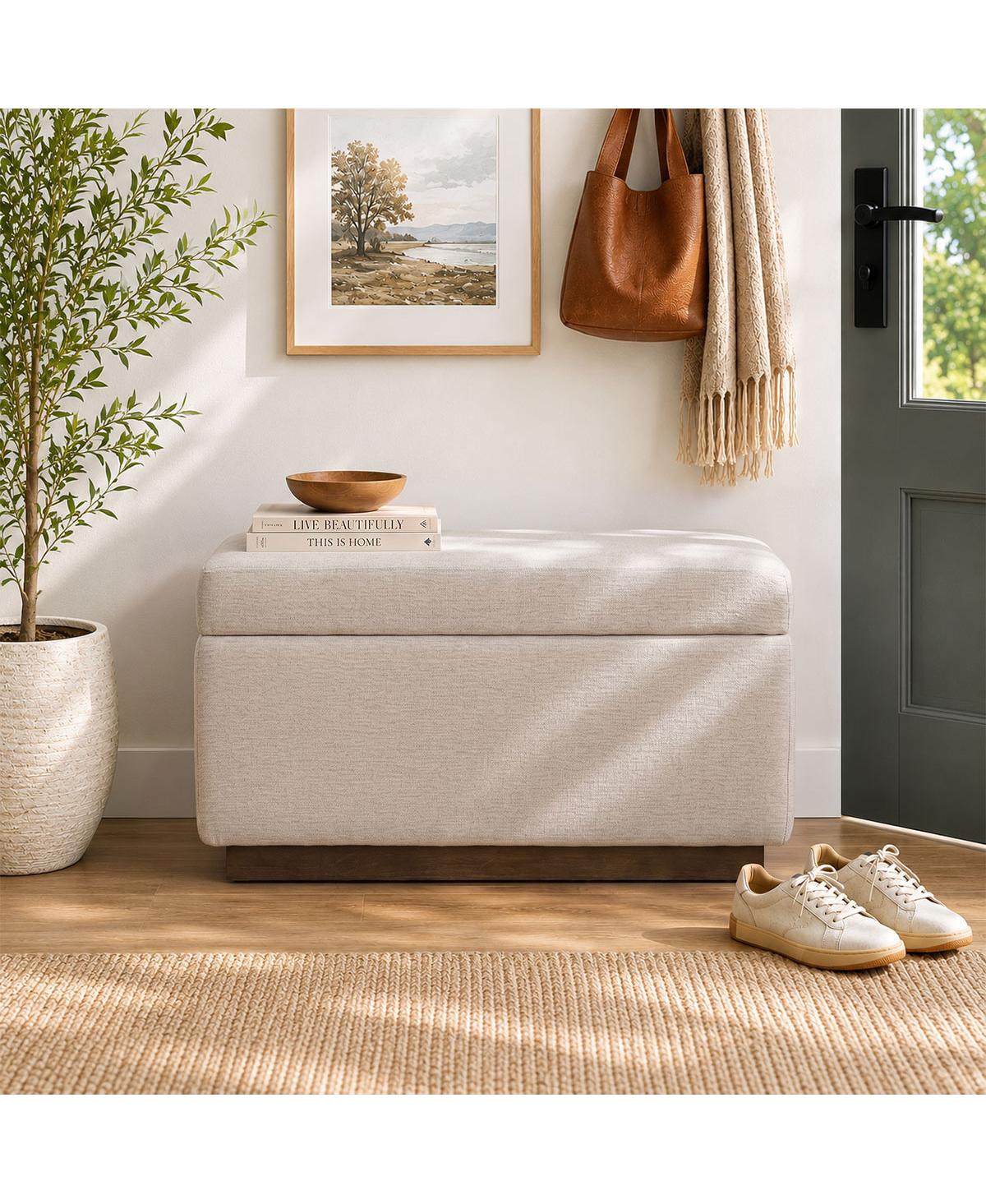 Click here for Maison Boucle Entryway Storage Bench With Lift-Top... prices