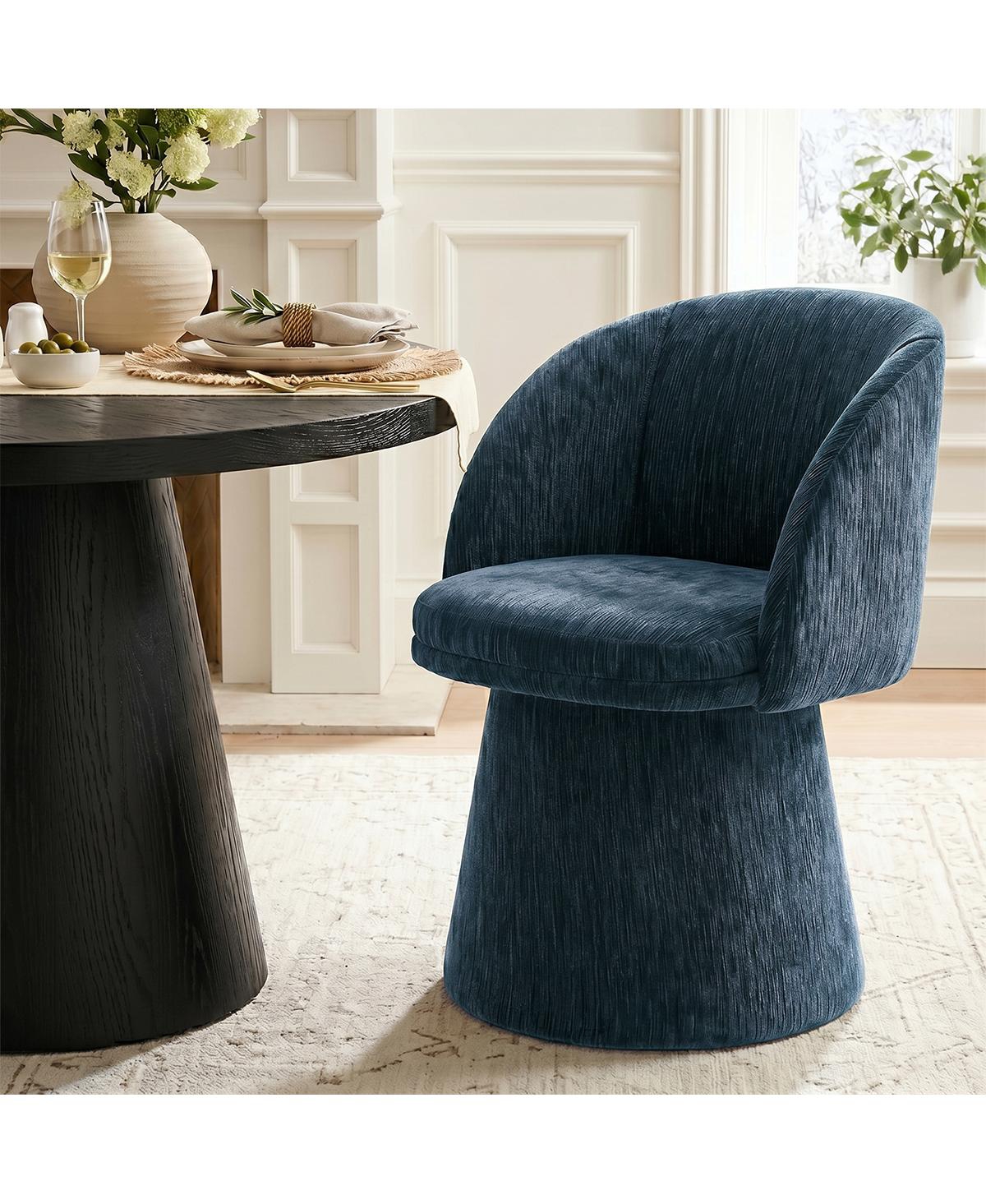 Click here for Maison Boucle Modern Upholstered Swivel Dining Cha... prices