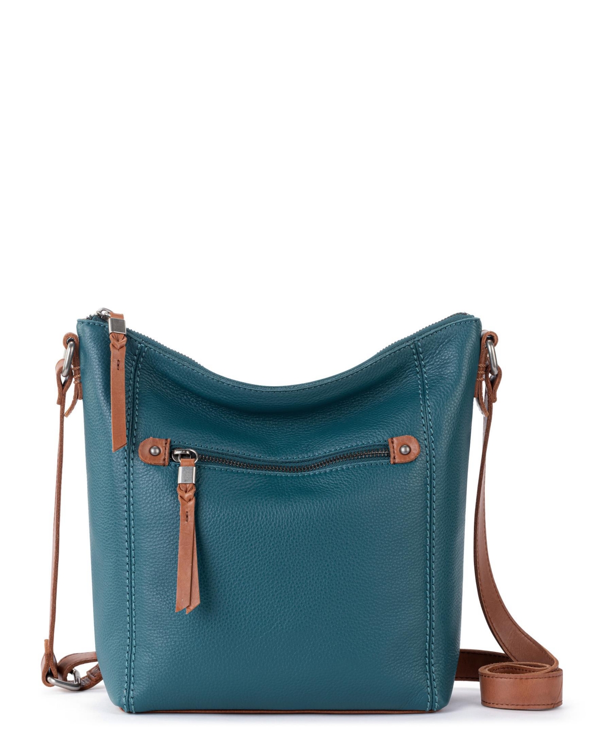 Click here for The Sak Ashland Leather Small Crossbody Handbag -... prices