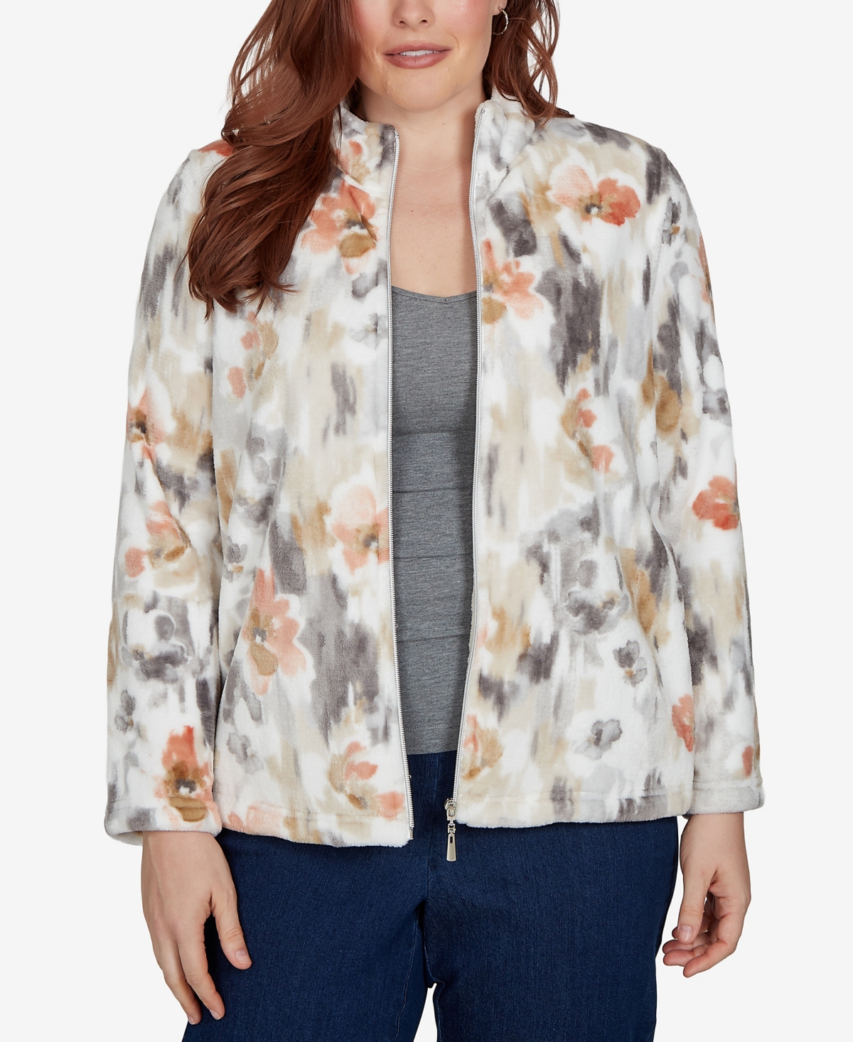 Click here for Alfred Dunner Petite Classic Watercolor Floral Coz... prices