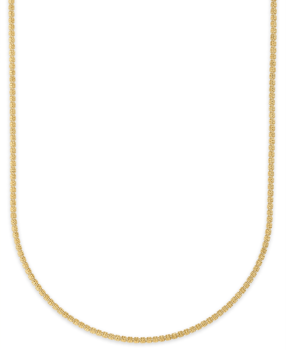 Click here for Macys Ice Chain Necklace in 10k Yellow Gold - Yell... prices
