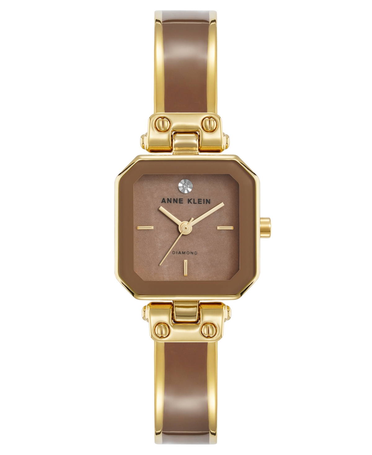 Click here for Anne Klein Womens Quartz Octagonal Taupe Dial Gold... prices