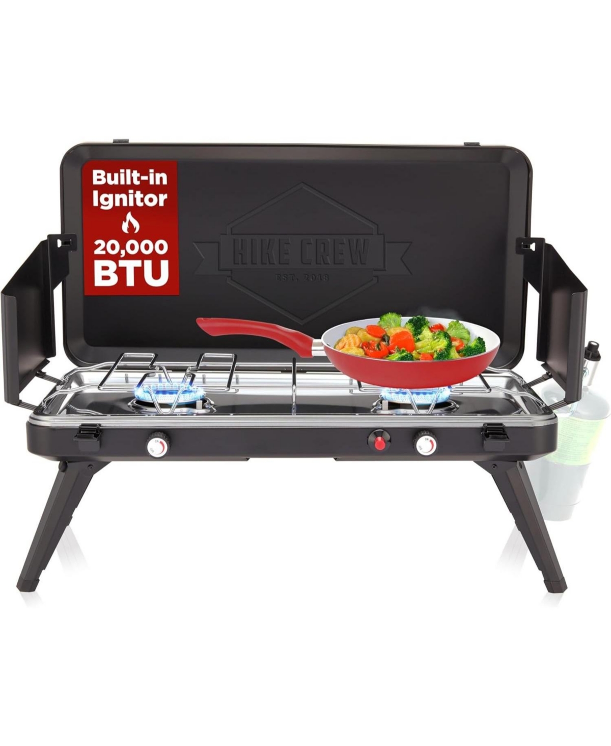 Click here for Hike Crew 2-Burner Gas Camping Stove - 20 000 Btu... prices