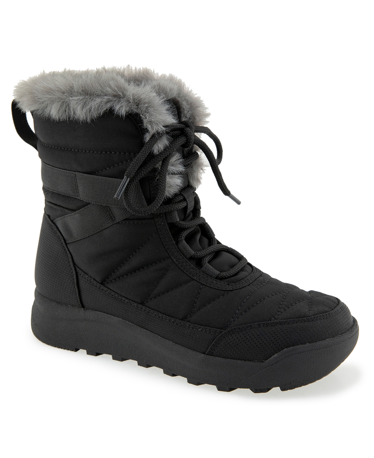 Click here for Jbu Womens Meza Cold Weather Lace-Up Boots - Black... prices