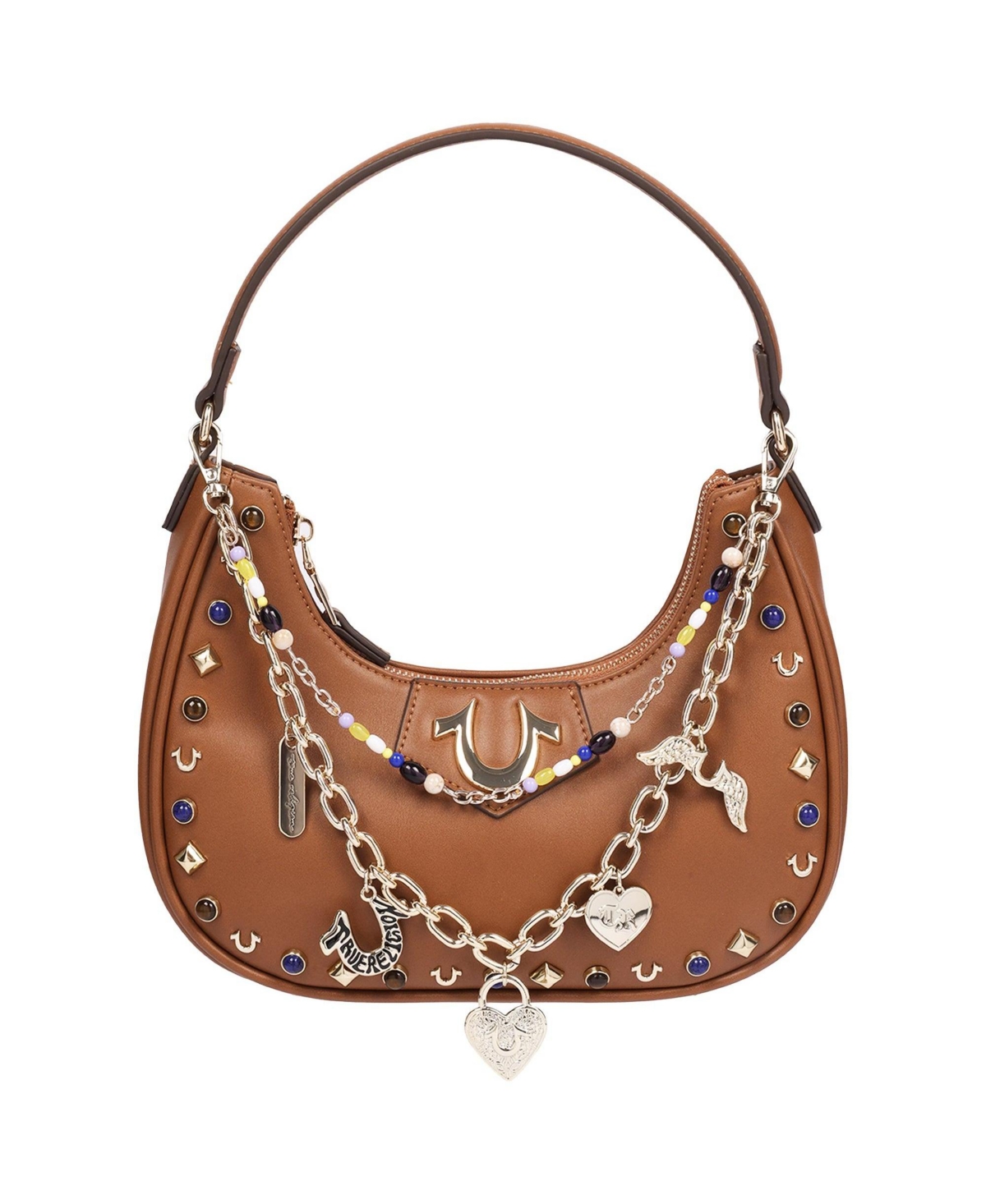 Click here for True Religion Womens Chain and Studs Pu Hobo Bag -... prices