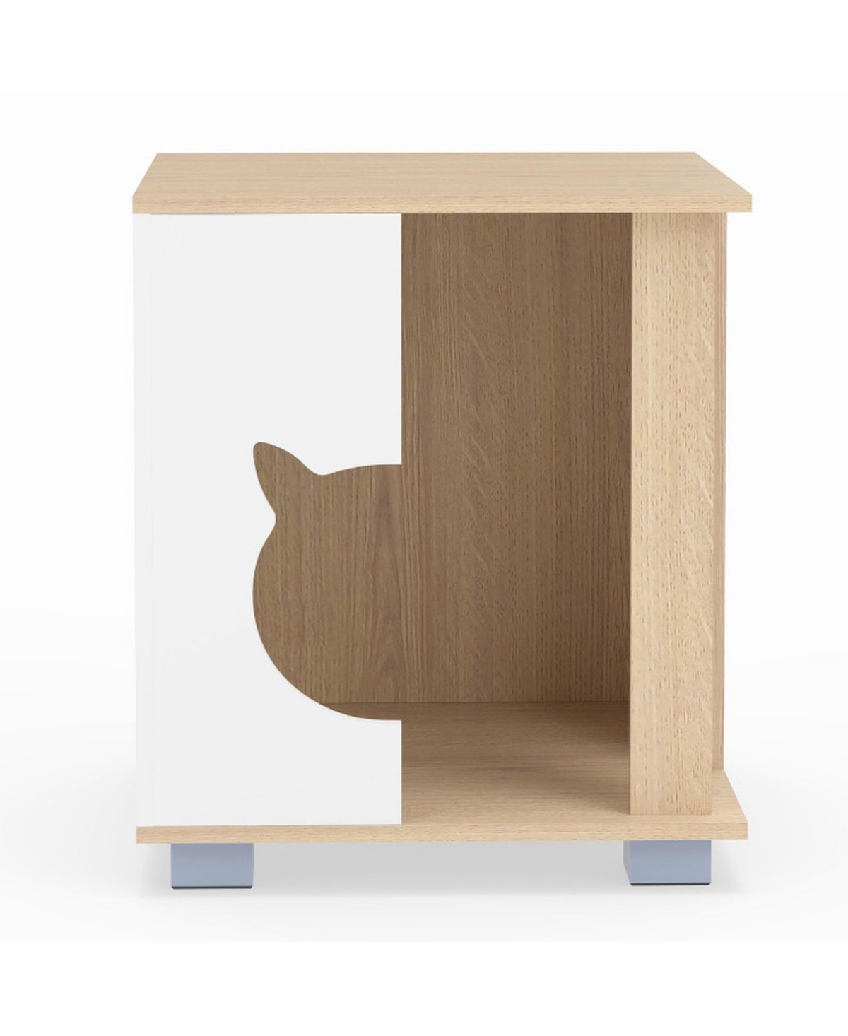 Click here for Hongge Semi-Enclosed Wooden Cat Condo with Head-Sh... prices