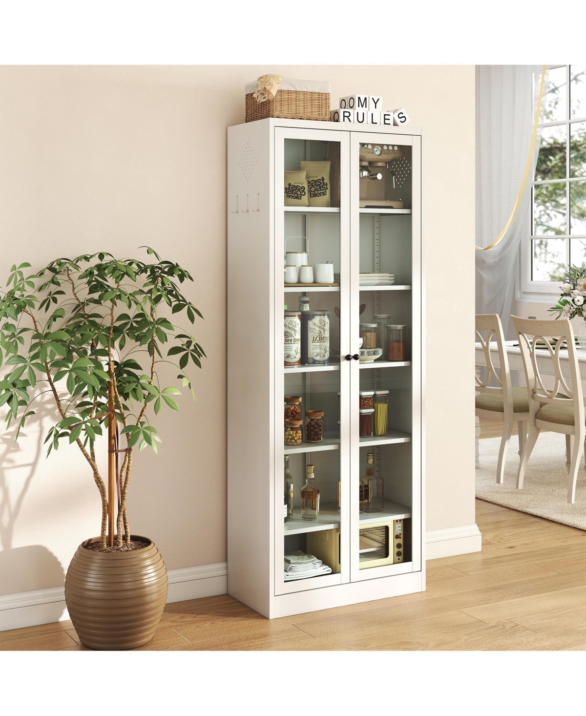 Click here for Boyel Living 72 Inch Tall Steel 5 Shelf Narrow Sto... prices