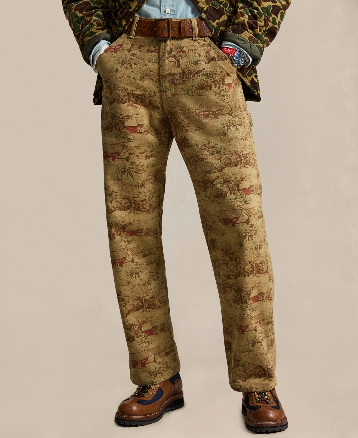Click here for Polo Ralph Lauren Mens Polo Printed Carpenter Regu... prices