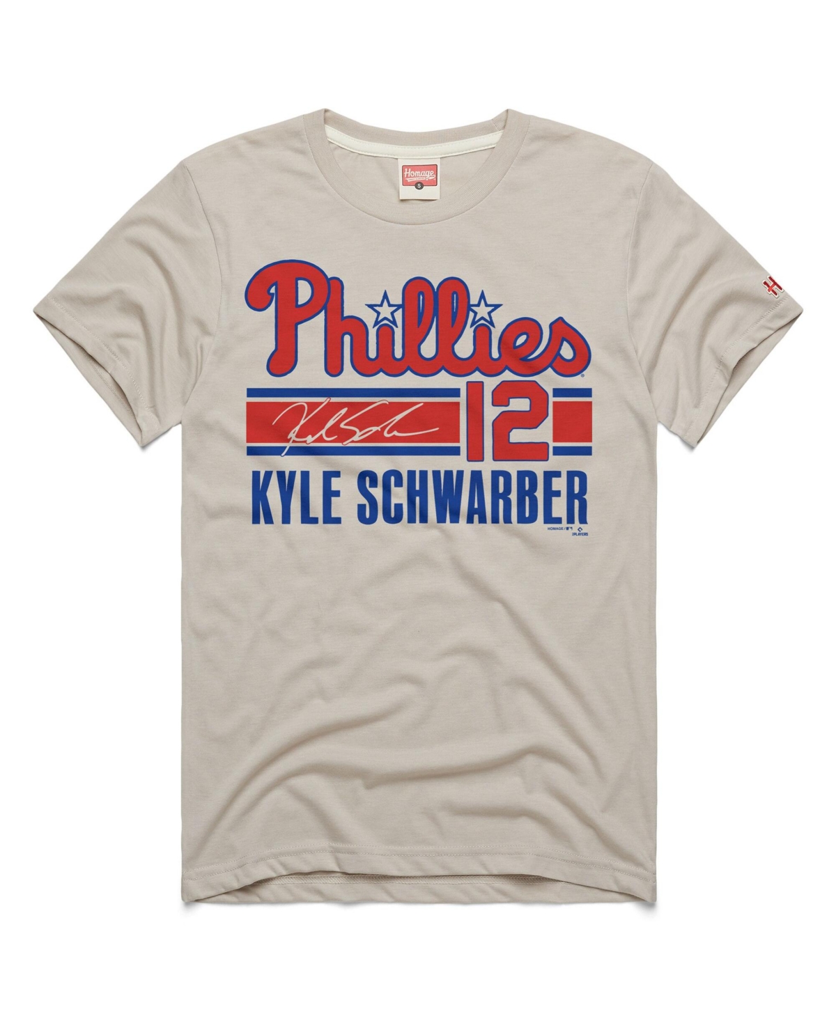 Click here for Homage Mens Kyle Schwarber Stone Philadelphia Phil... prices