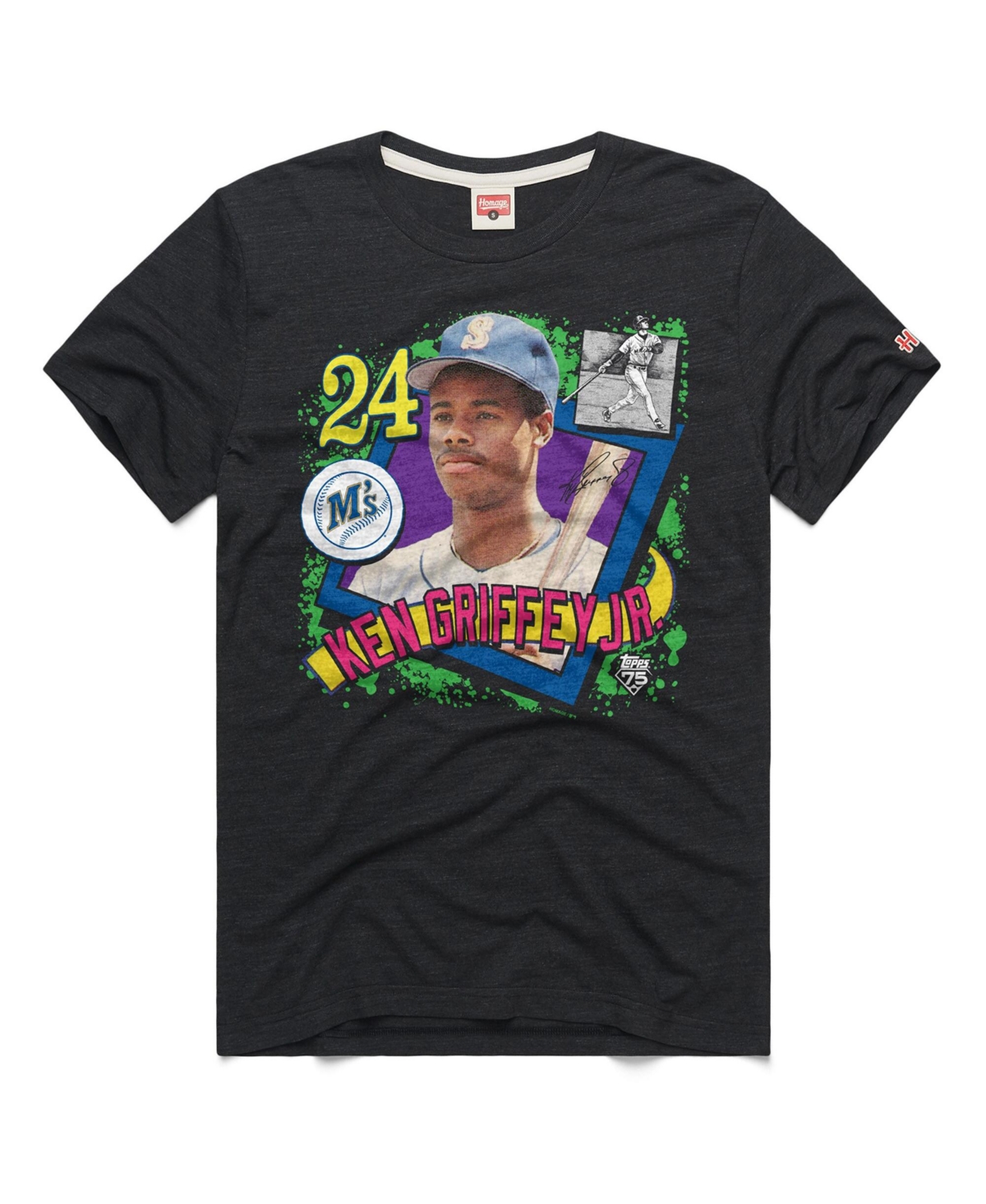 Click here for Homage Mens Ken Griffey Jr. Charcoal Seattle Marin... prices