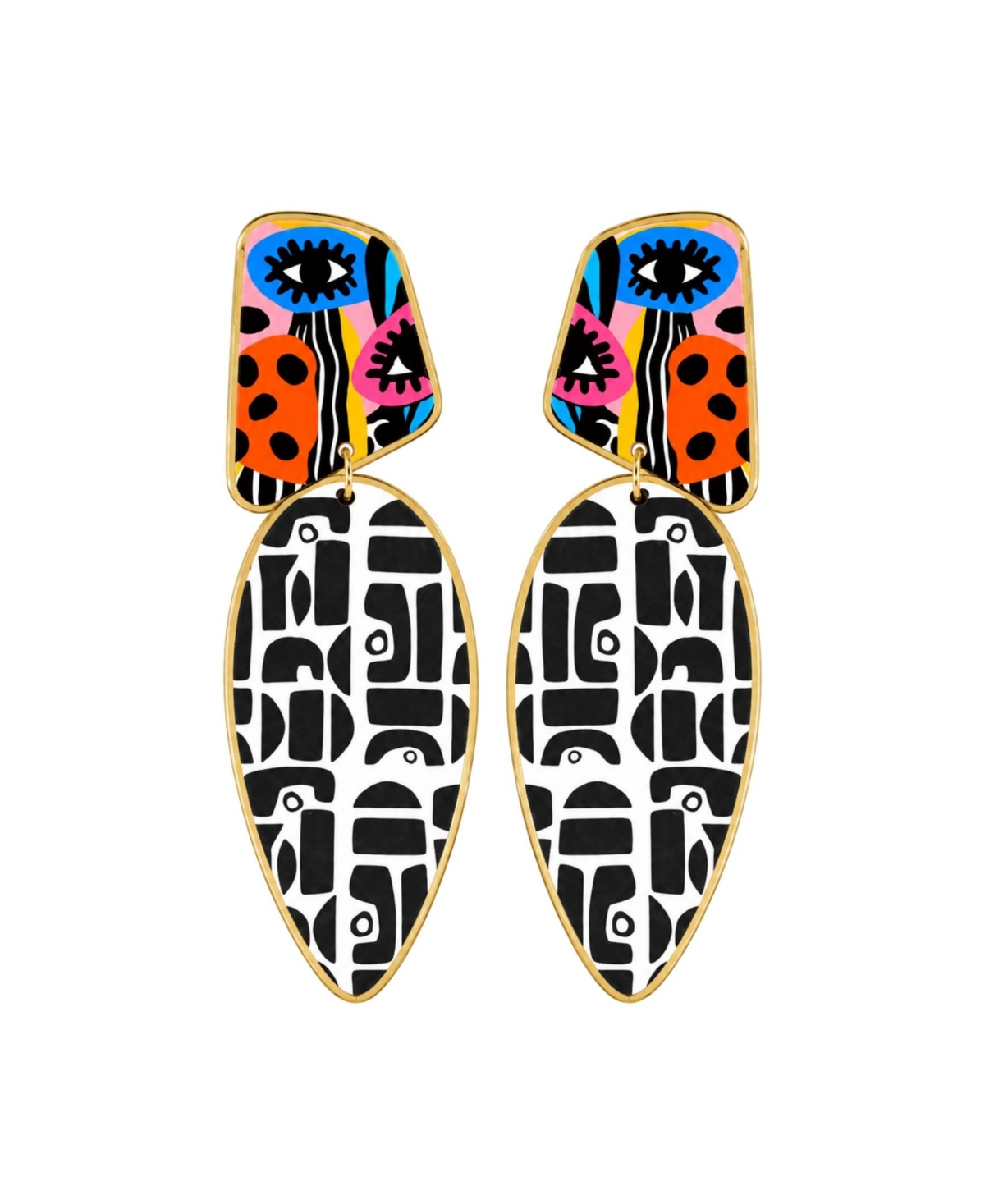 Click here for Swanky Designs Kailani Tropical Statement Earrings... prices